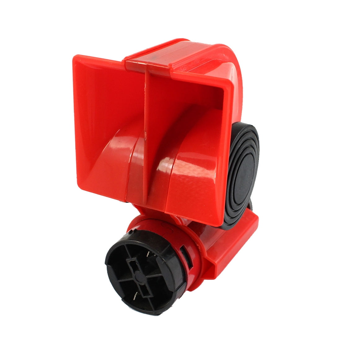 Unique Bargains DC 12V Car Red Black Plastic Shell Air Horn Compact ...