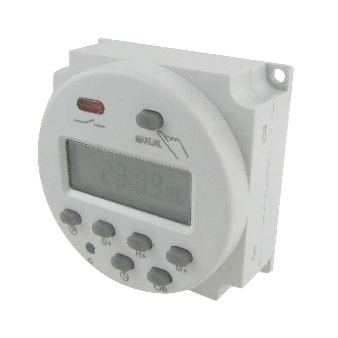 Unique Bargains DC 12V Digital LCD Power Programmable Timer Time Switch ...