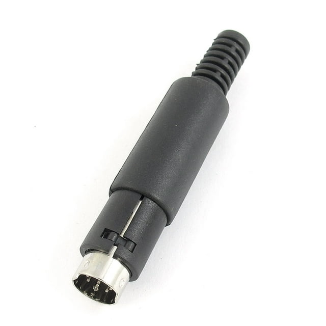 Unique Bargains DIN 8Pin Male Adapter Connector for 5mm Dia Audio Video ...