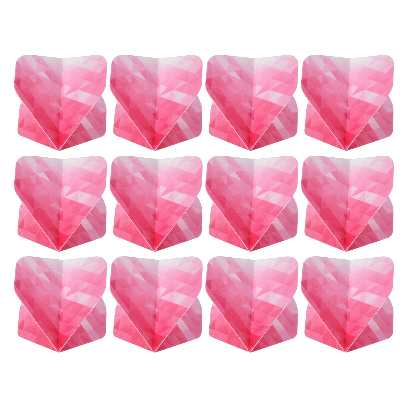 Unique Bargains Durable PET Dart Flights 12 Pack for Steel and Plastic ...