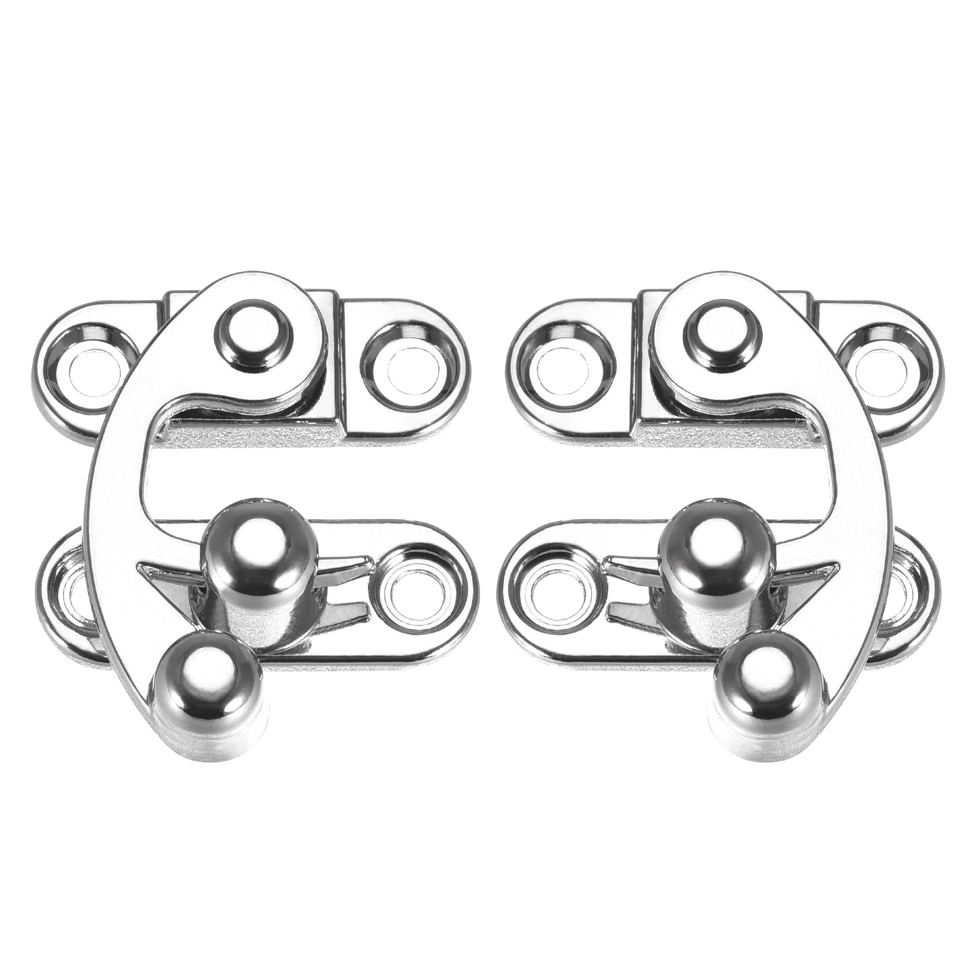 Unique Bargains Decorative Right and Left Latch Hook Hasp Swing Arm ...