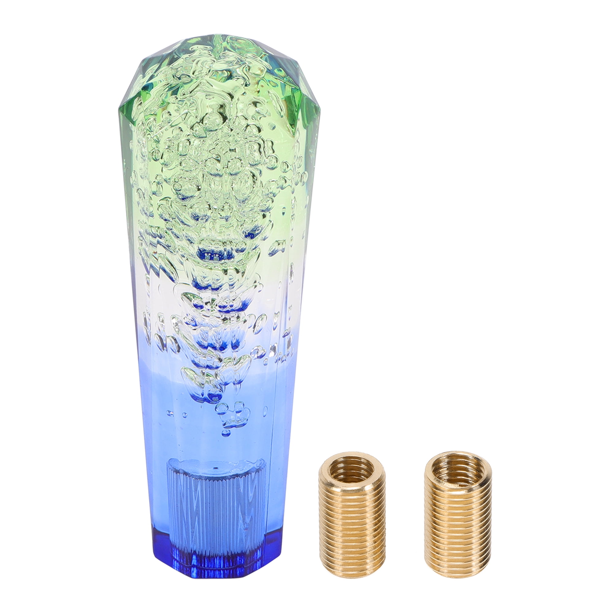 Unique Bargains Diamond Tricolor Crystal Shift Knob Gear Shifter Knob ...