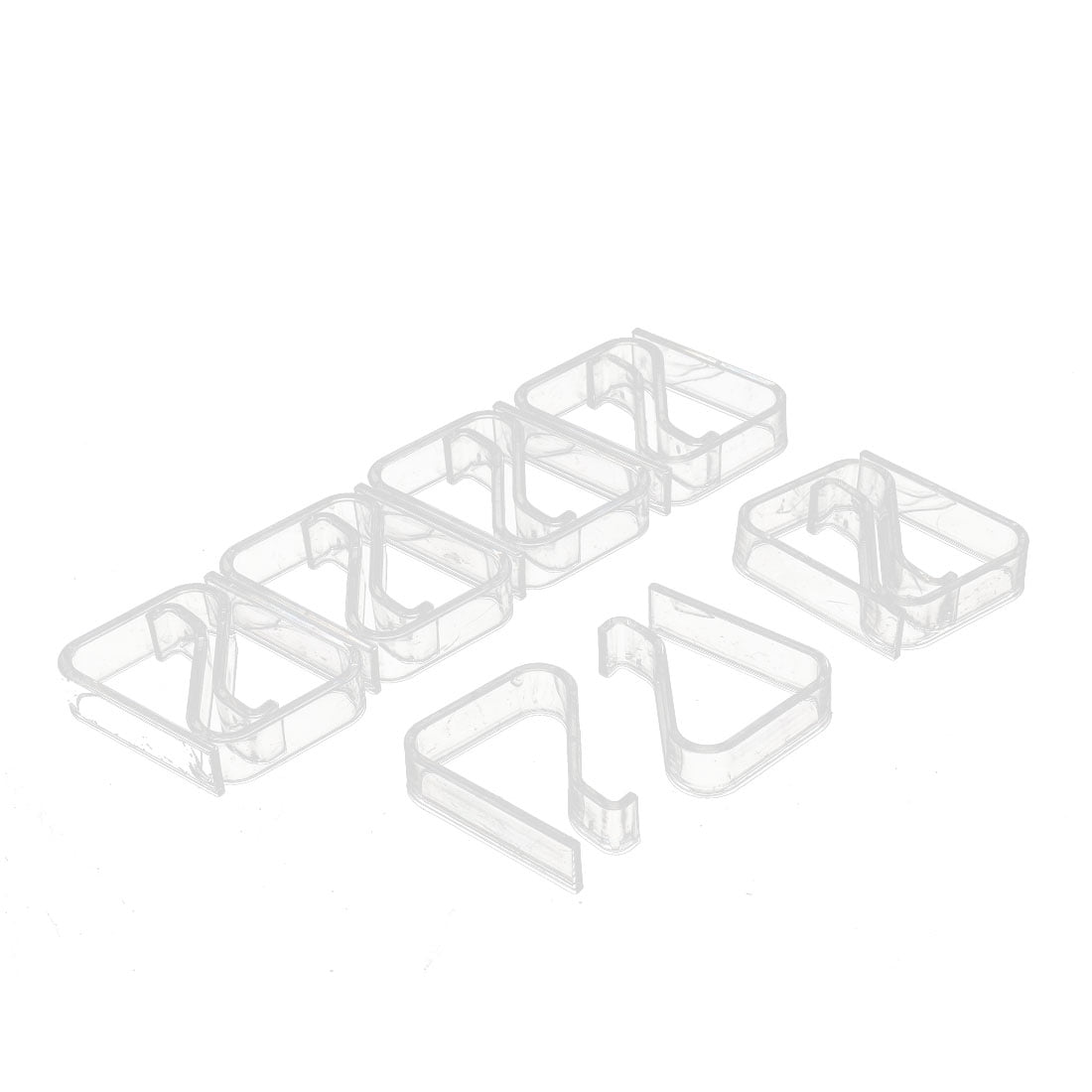 Unique Bargains Plastic Table Cloth Fasteners, Clear Clip Clamp Holder ...