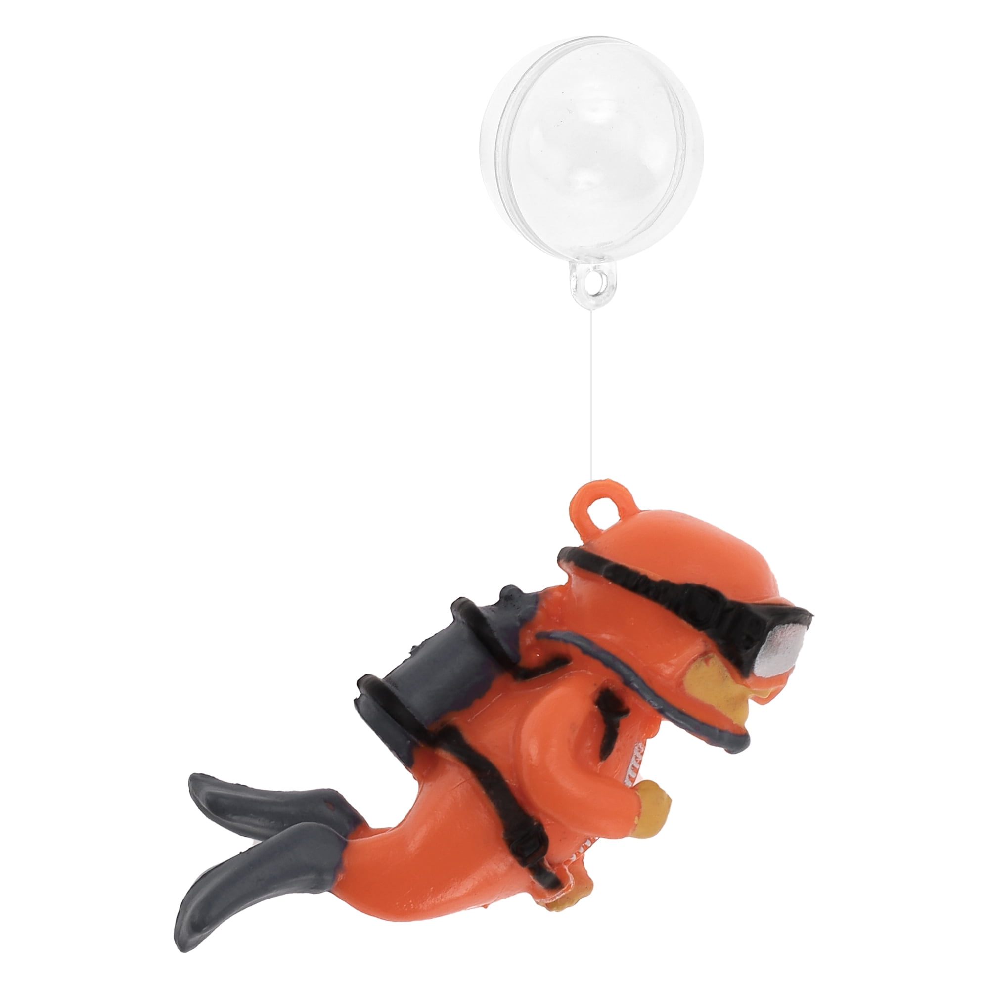 Unique Bargains Diver Aquarium Decorations Floating Diver Fish Tank ...