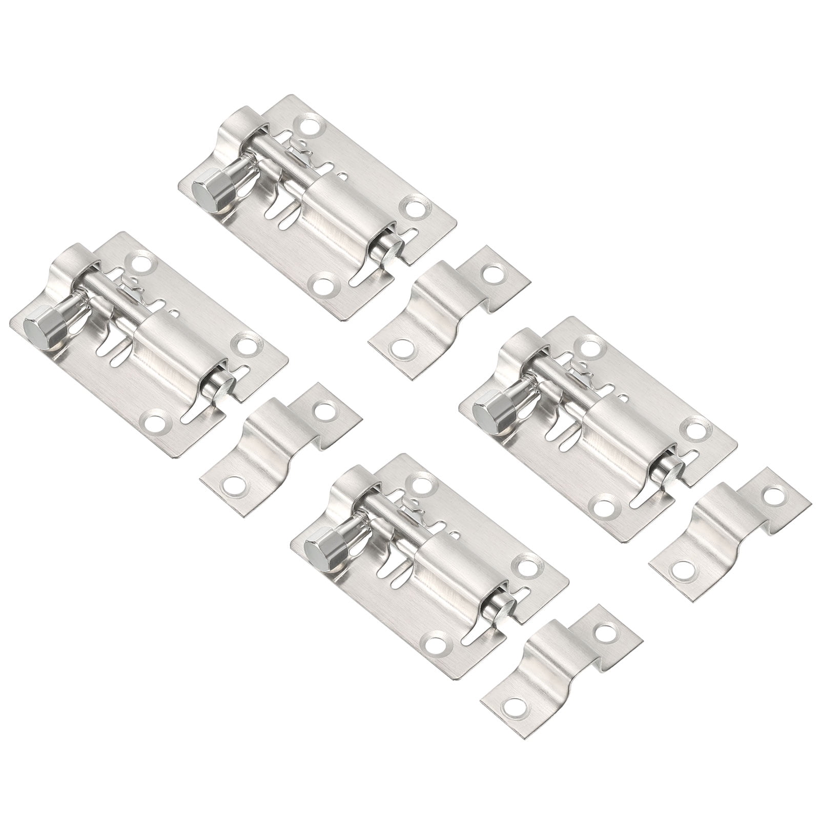 Uxcell Door Barrel Bolt Latch 2 inch 4 Pack Stainless Steel Security ...