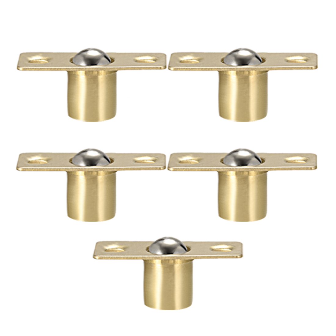 Unique Bargains Door Furniture Closet Drawer 11mm Shaft Dia Brass Ball ...