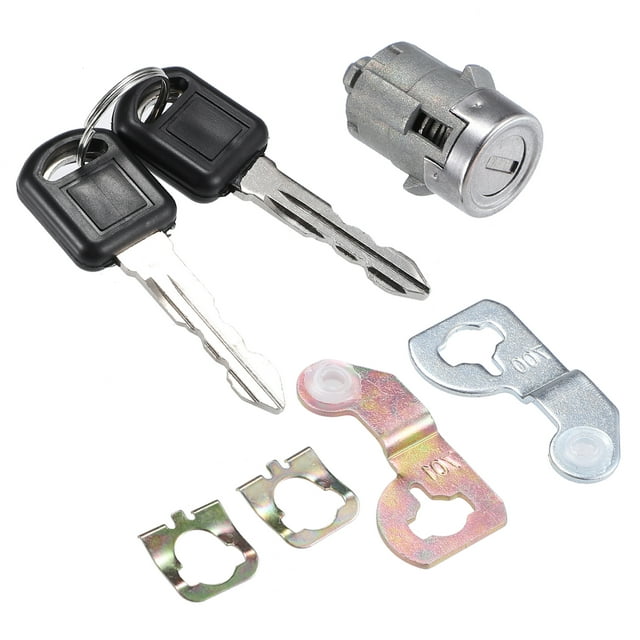 Unique Bargains Door Lock Cylinder Set w/ 2 Key for GMC Sierra 1500 ...
