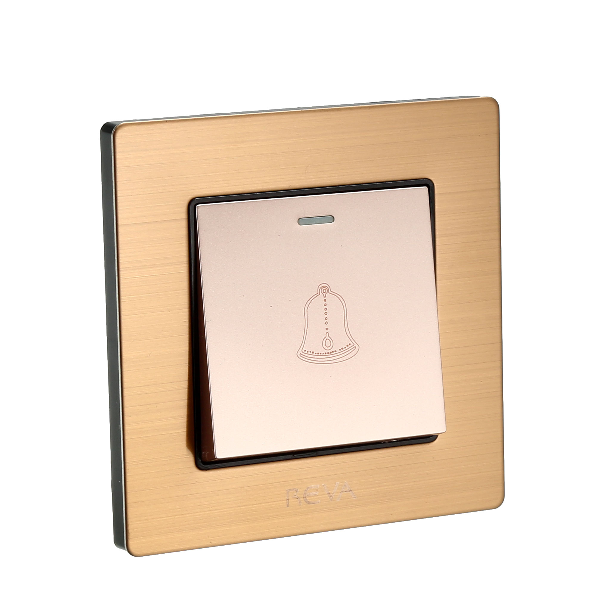 Unique Bargains Doorbell Push Button Switch Wall Mounted AC 250V 16A ...