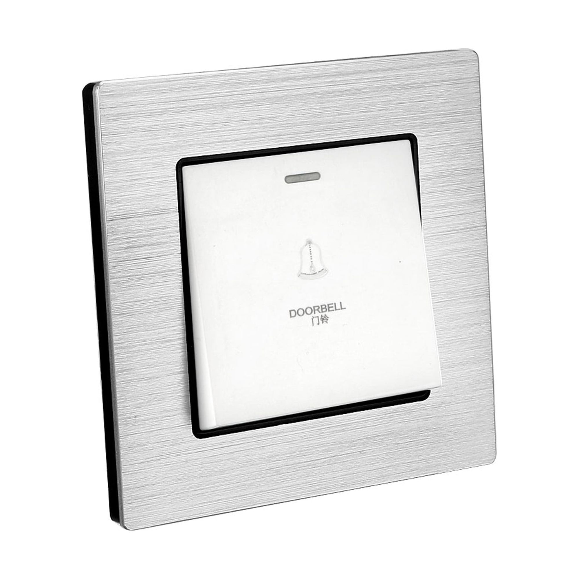 Unique Bargains Doorbell Push Button Switch Wall Mounted Resettable ...