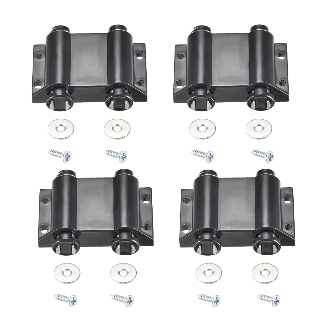 Unique Bargains Double Touch Catch Magnetic Press Latch for Furniture ...