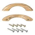 Unique Bargains Drawer Pulls Handles Curved Knobs for Kitchen 2.52 ...