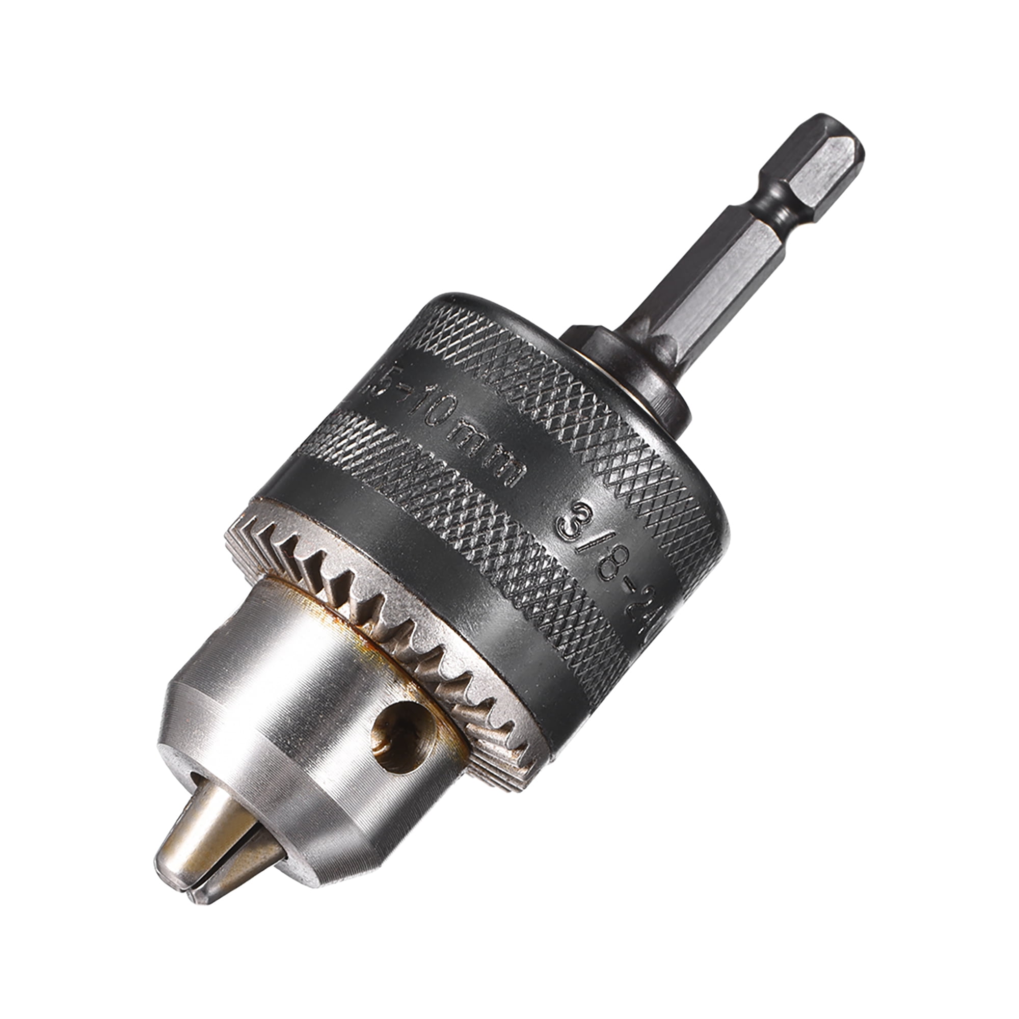 Unique Bargains Drill Chuck, 3-Jaw Key Chuck w SDS-Plus Hex Shank, 3/8 ...