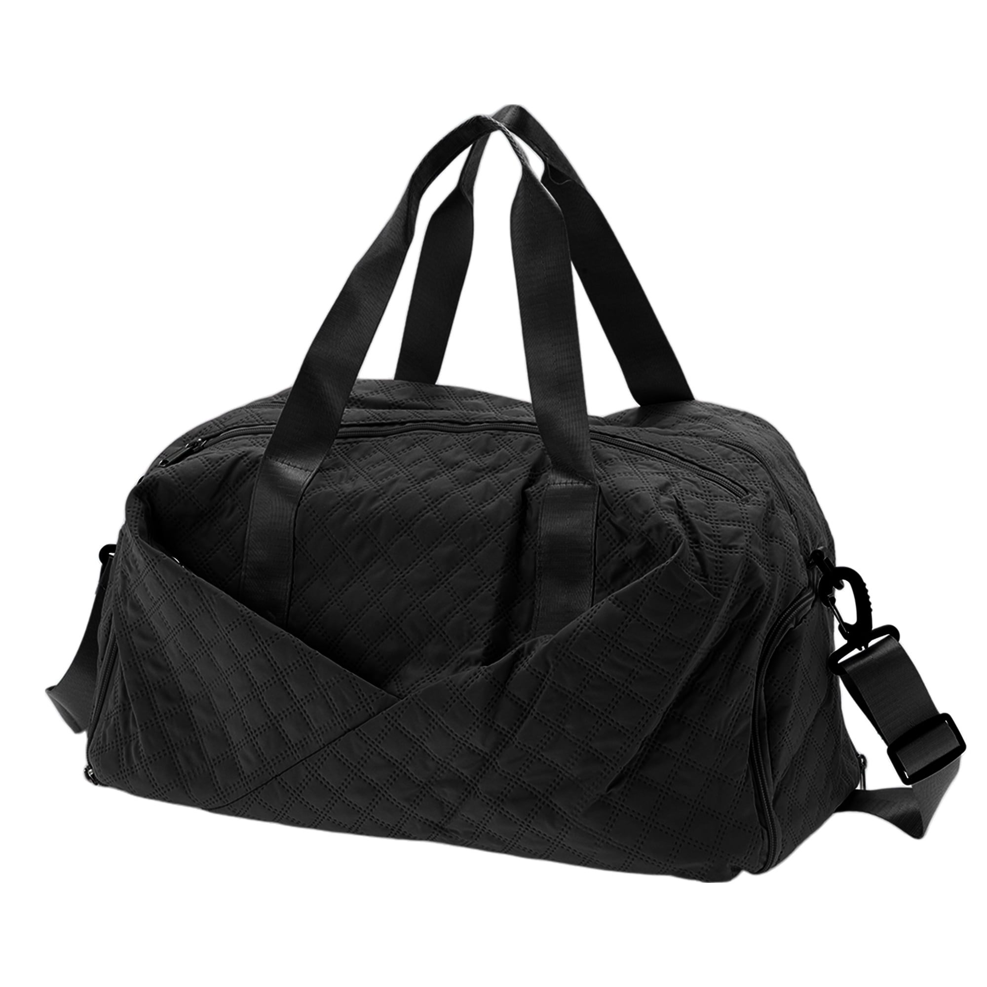 Unique Bargains Duffle Bag for Travel Puffer Duffle Bag with Shoe ...