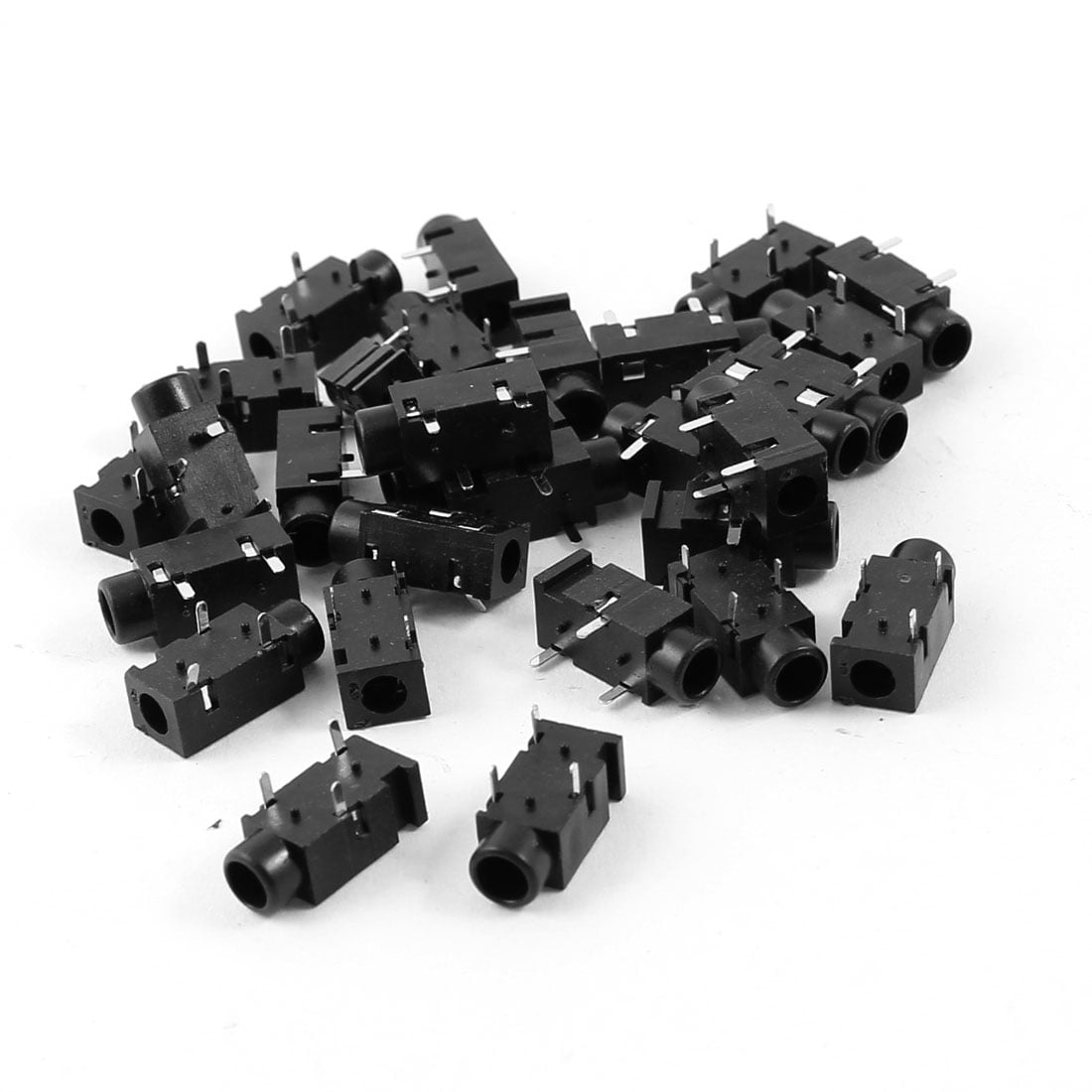 Unique Bargains Earphone PCB Mount 3 Pin 3.5mm Stereo Jack Socket ...