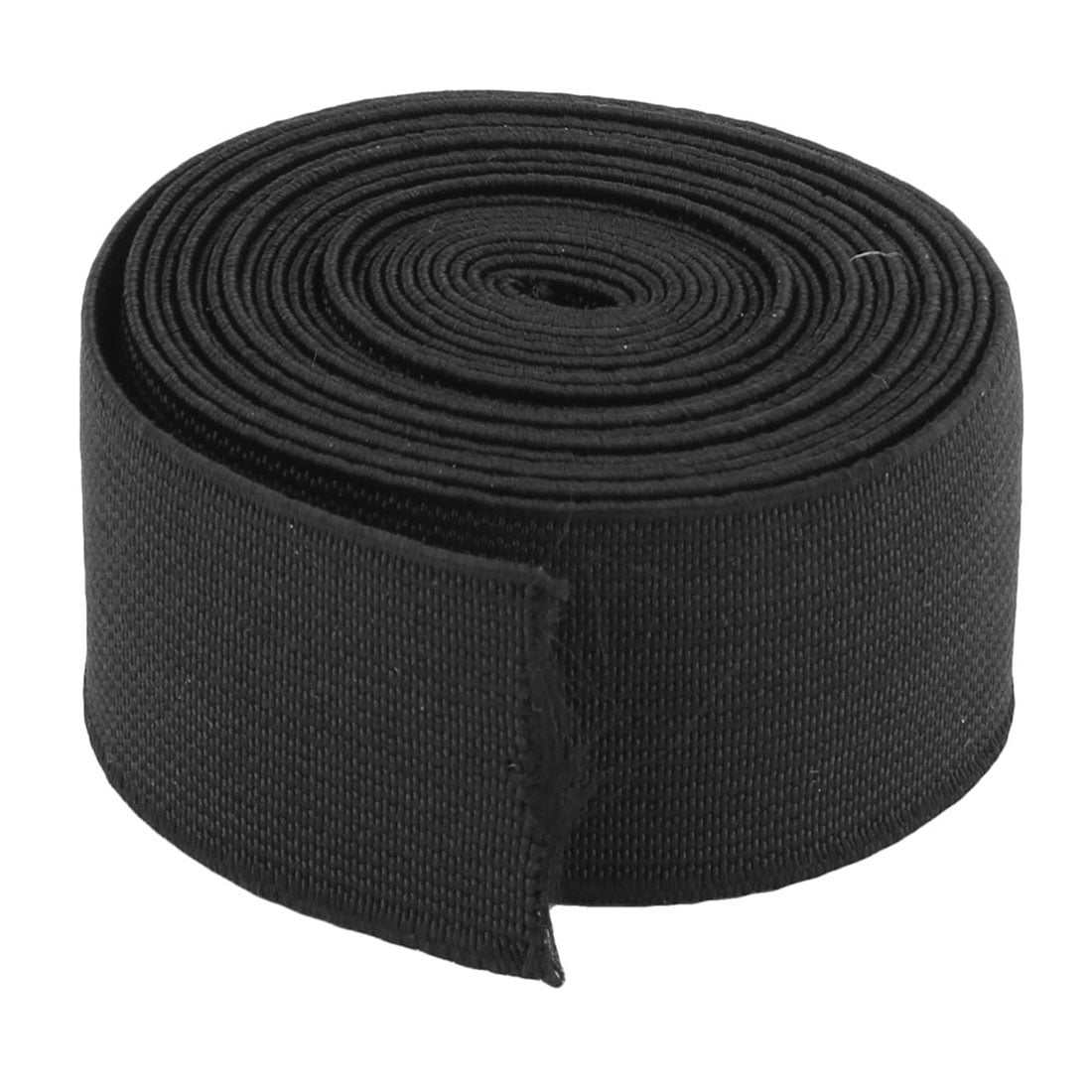 Unique Bargains Elastic Black Stretchy Sewing Band Strap, 2.73 Yards ...