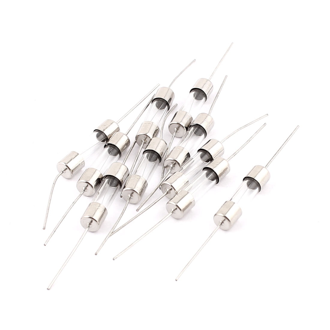 Electrical Fast Blow Axial Glass Tube Fuses 5 x 20mm 250V 1A 10Pcs ...