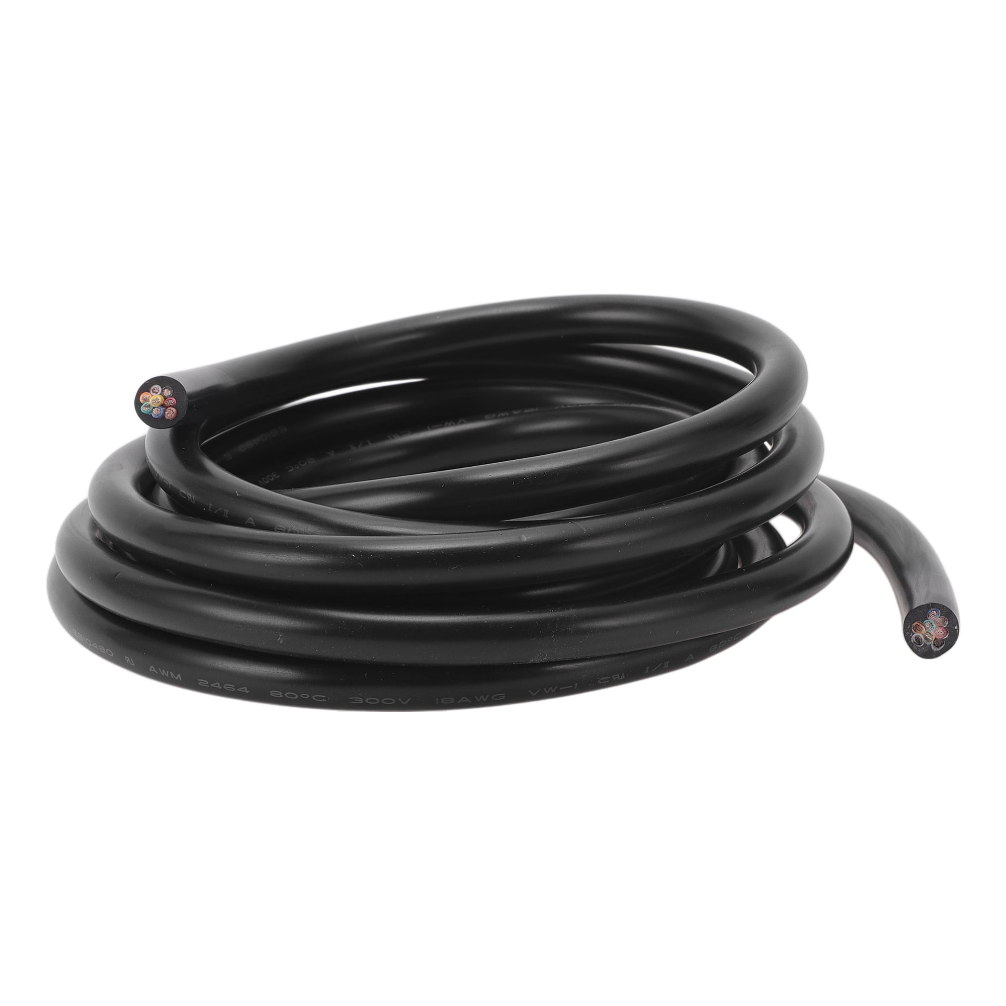 Unique Bargains Electrical Ground Wire Automotive Power Wire 10FT Black ...