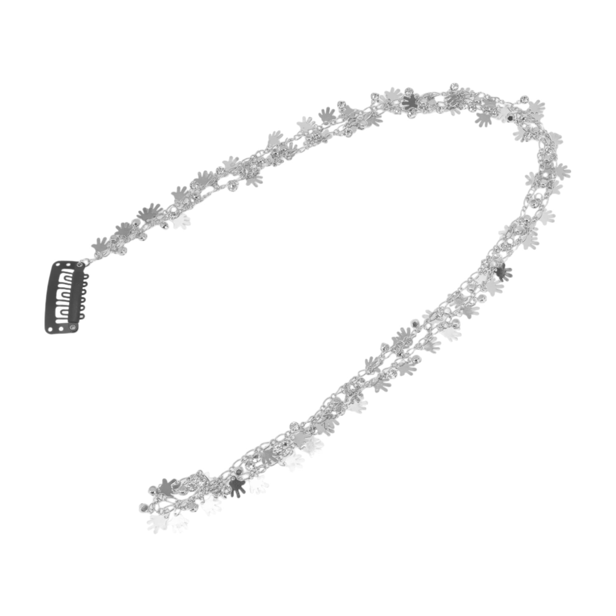 Unique Bargains Elegant Palm Braided Hair Chain 1Pc Stylish Accessory ...