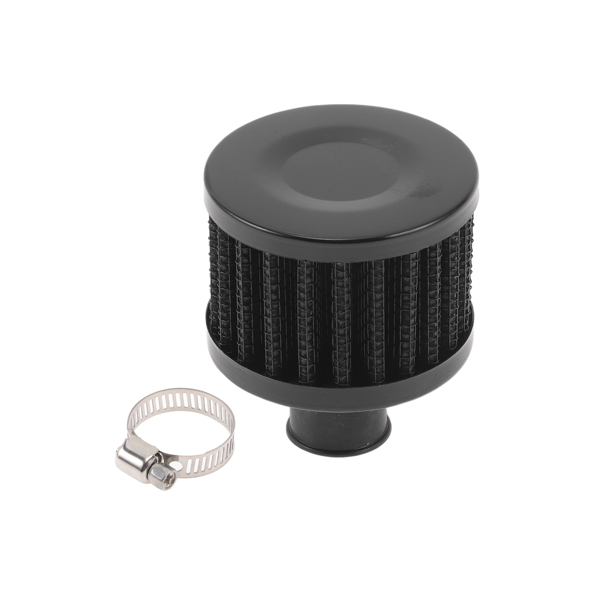 Unique Bargains Engine Air Filter 12mm High Flow Round Clamp-On Cold ...