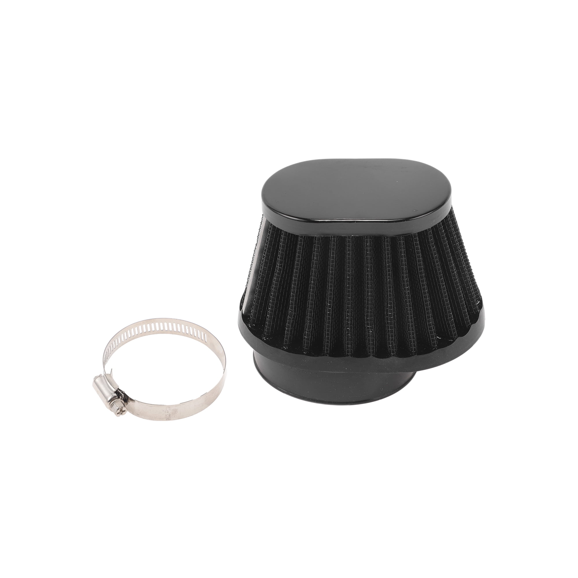 Unique Bargains Engine Air Filter 60mm High Flow Trapezoid Clamp-On ...