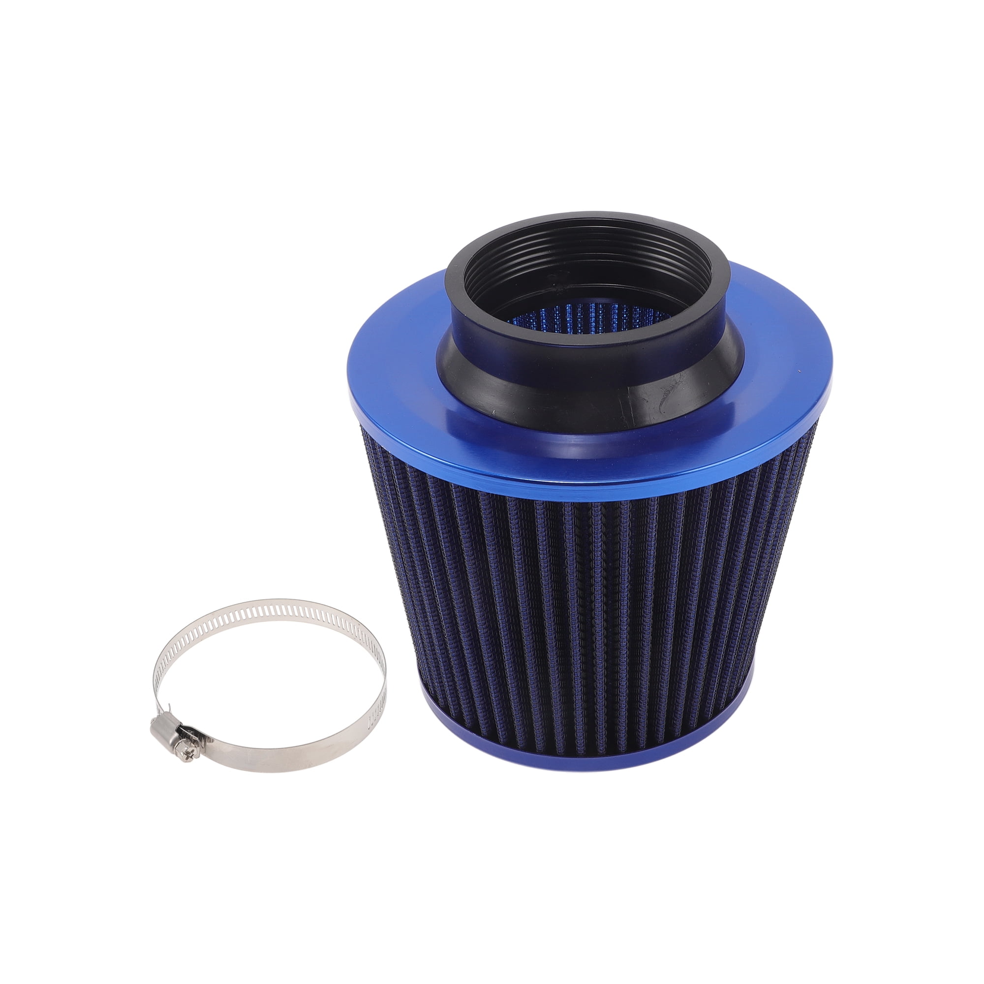 Unique Bargains Engine Air Filter 76mm High Flow Mushroom Head Clamp-On ...