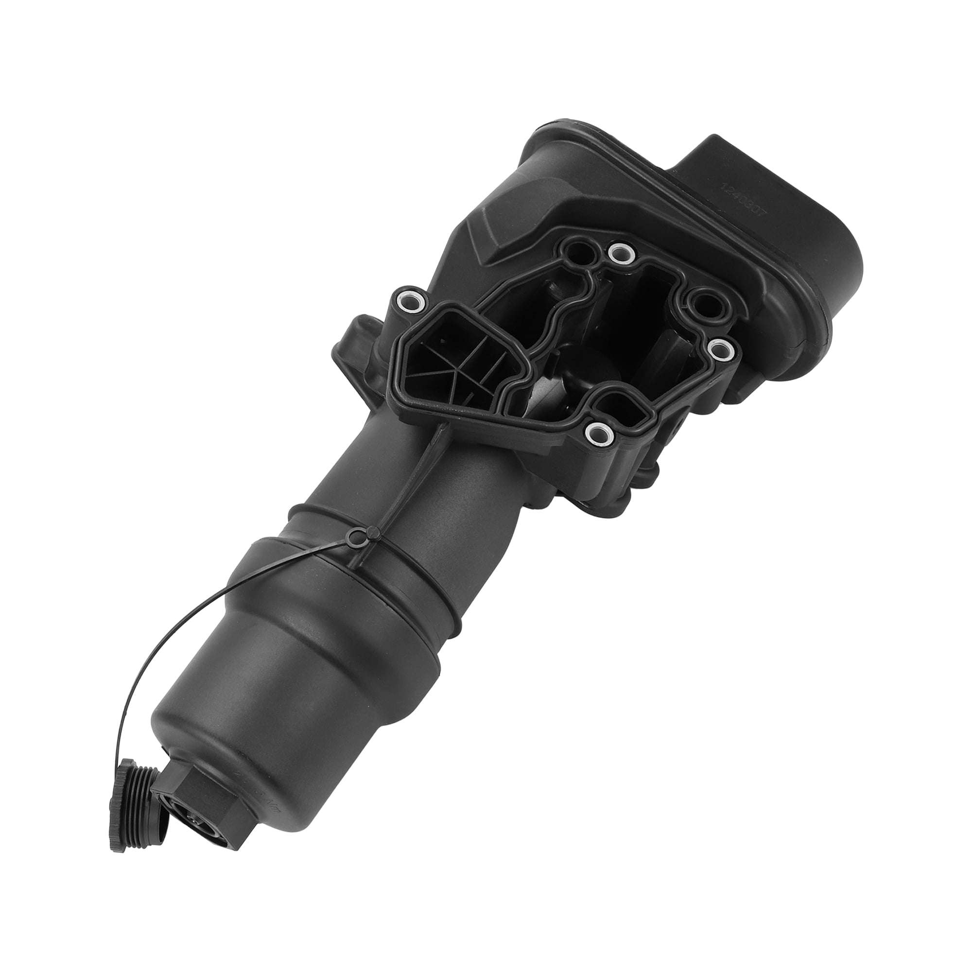 Unique Bargains Engine Oil Cooler Oil Filter Housing Adapter Assembly ...