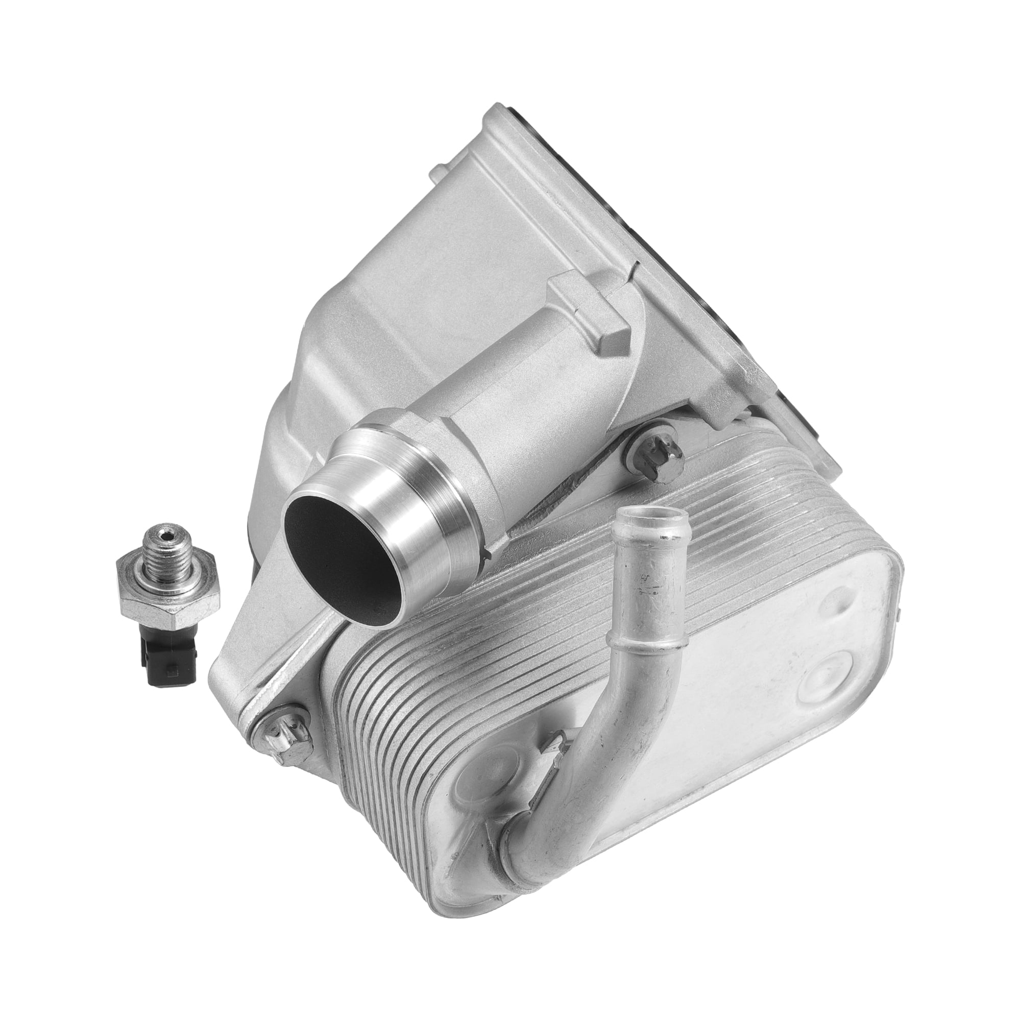 Unique Bargains Engine Oil Cooler Oil Filter Housing Adapter Assembly ...