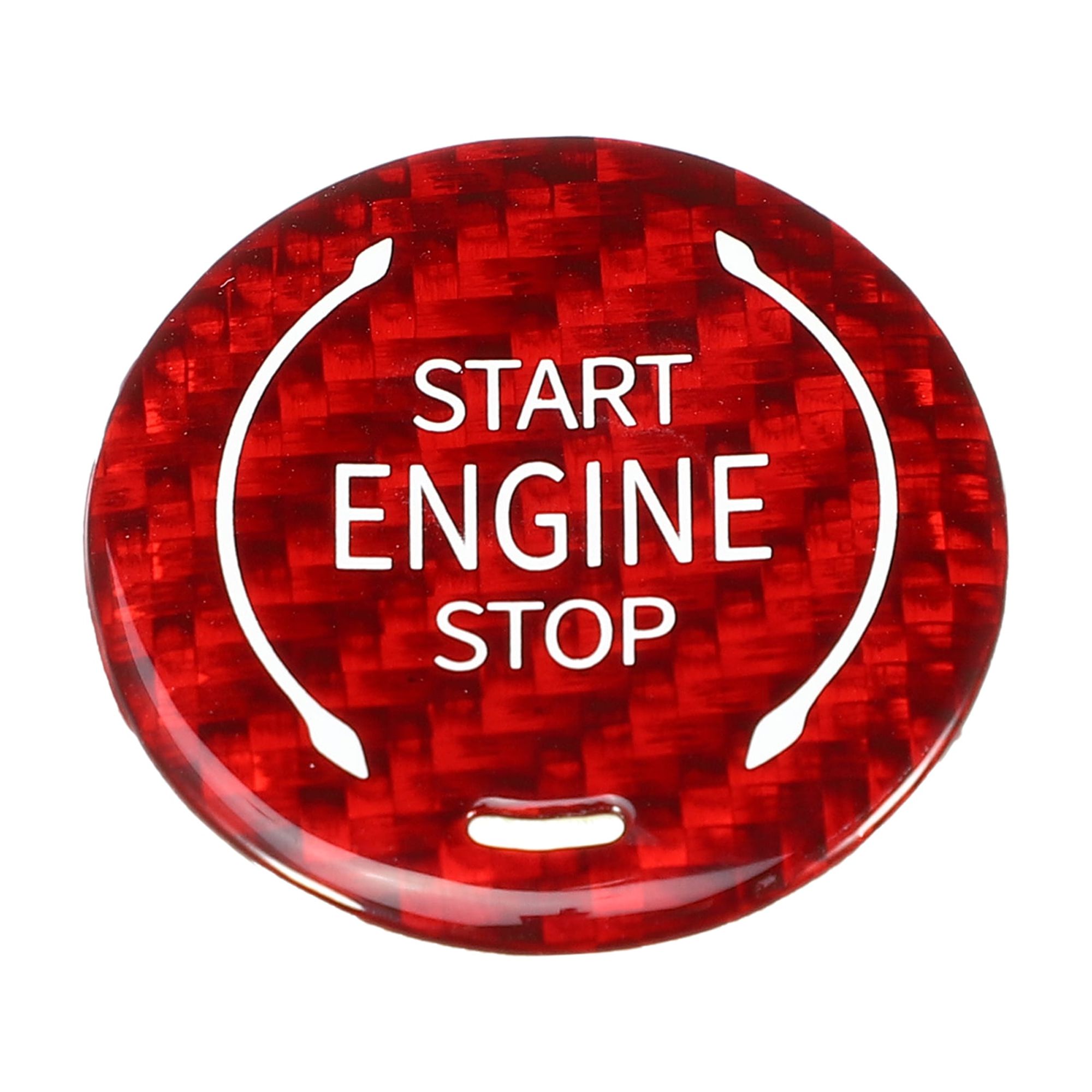Unique Bargains Engine Start Stop Button Cover Ignition Starter Switch ...