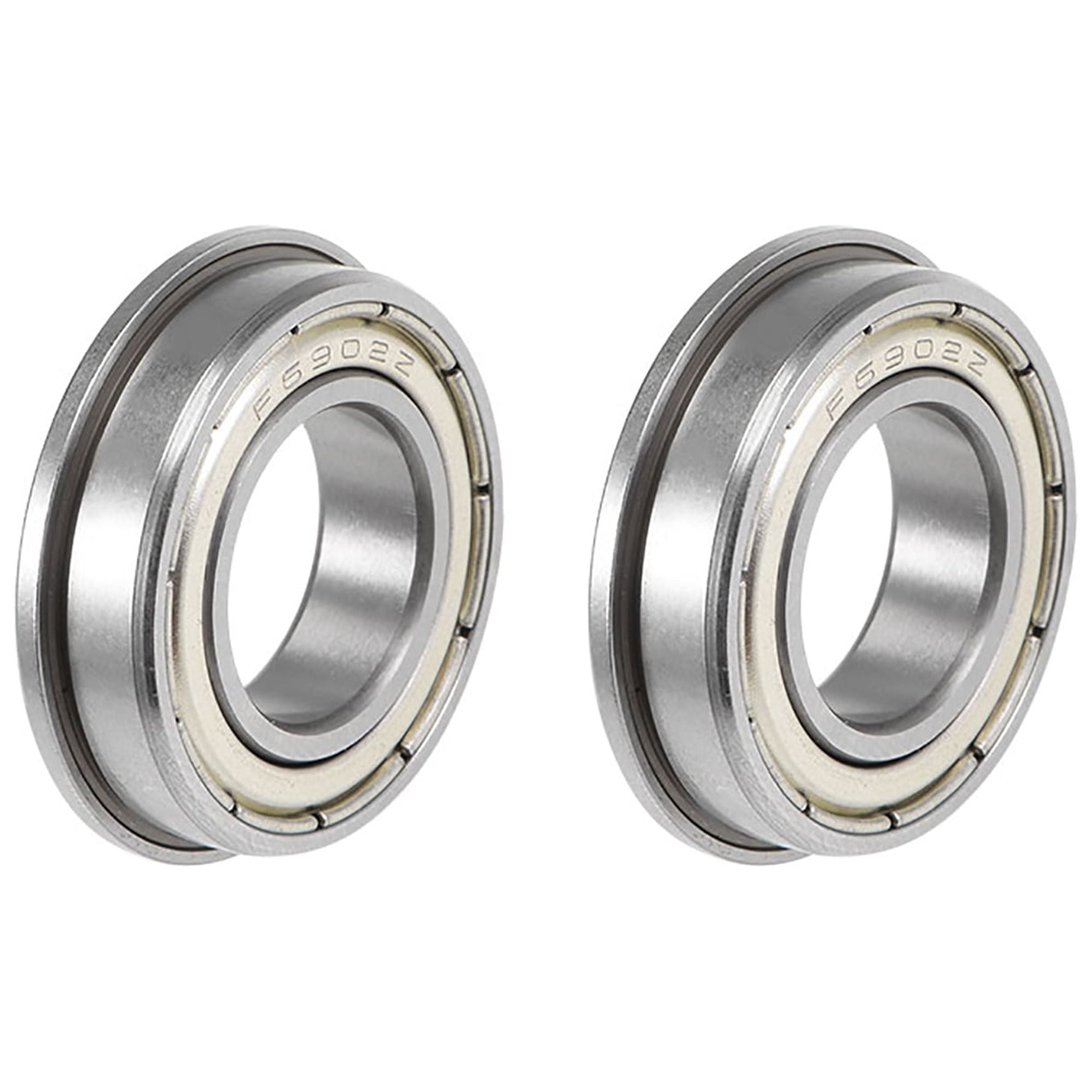 Unique Bargains F6803ZZ Flange Ball Bearing, 17x26x5mm Shielded Chrome ...