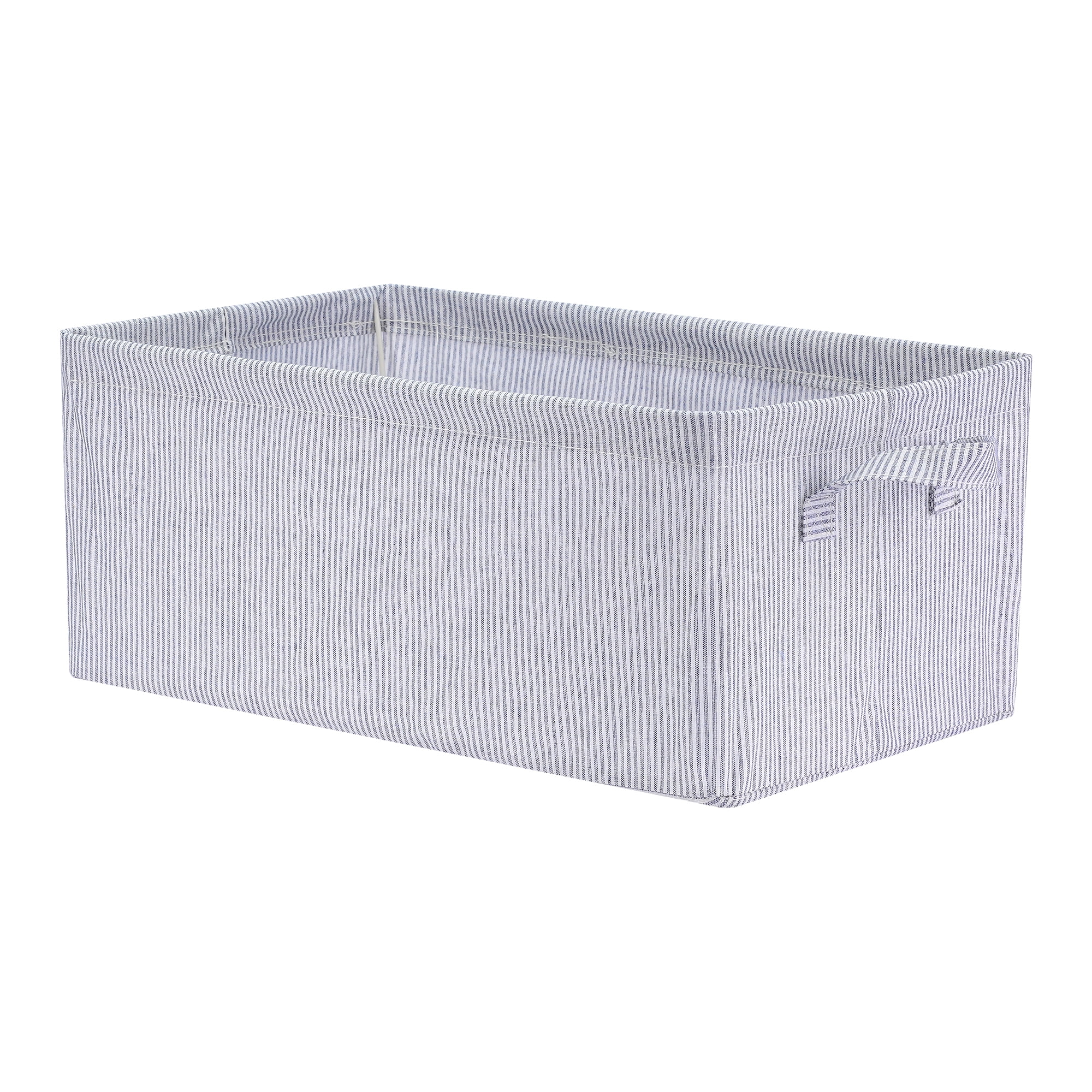 Unique Bargains Fabric Storage Bin with Handles for Shelves Collapsible ...