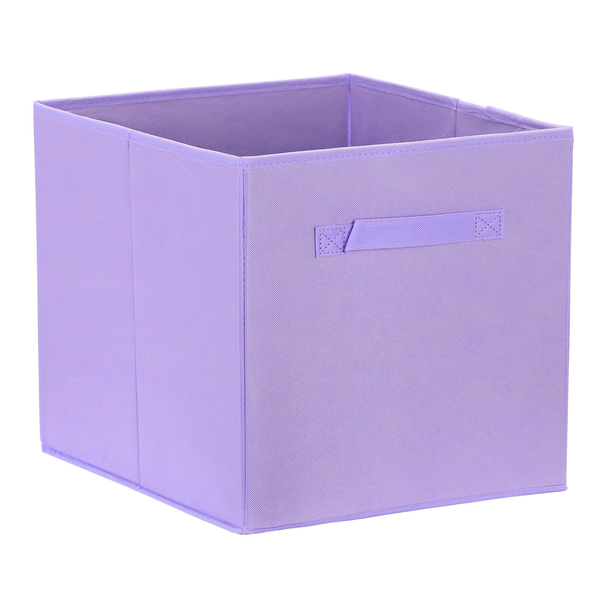 Unique Bargains Fabric Storage Cube Storage Bin Purple 15*13*13in ...