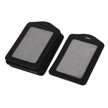 Unique Bargains Plastic Horizontal Office Badge ID Credit Card Name Tag ...