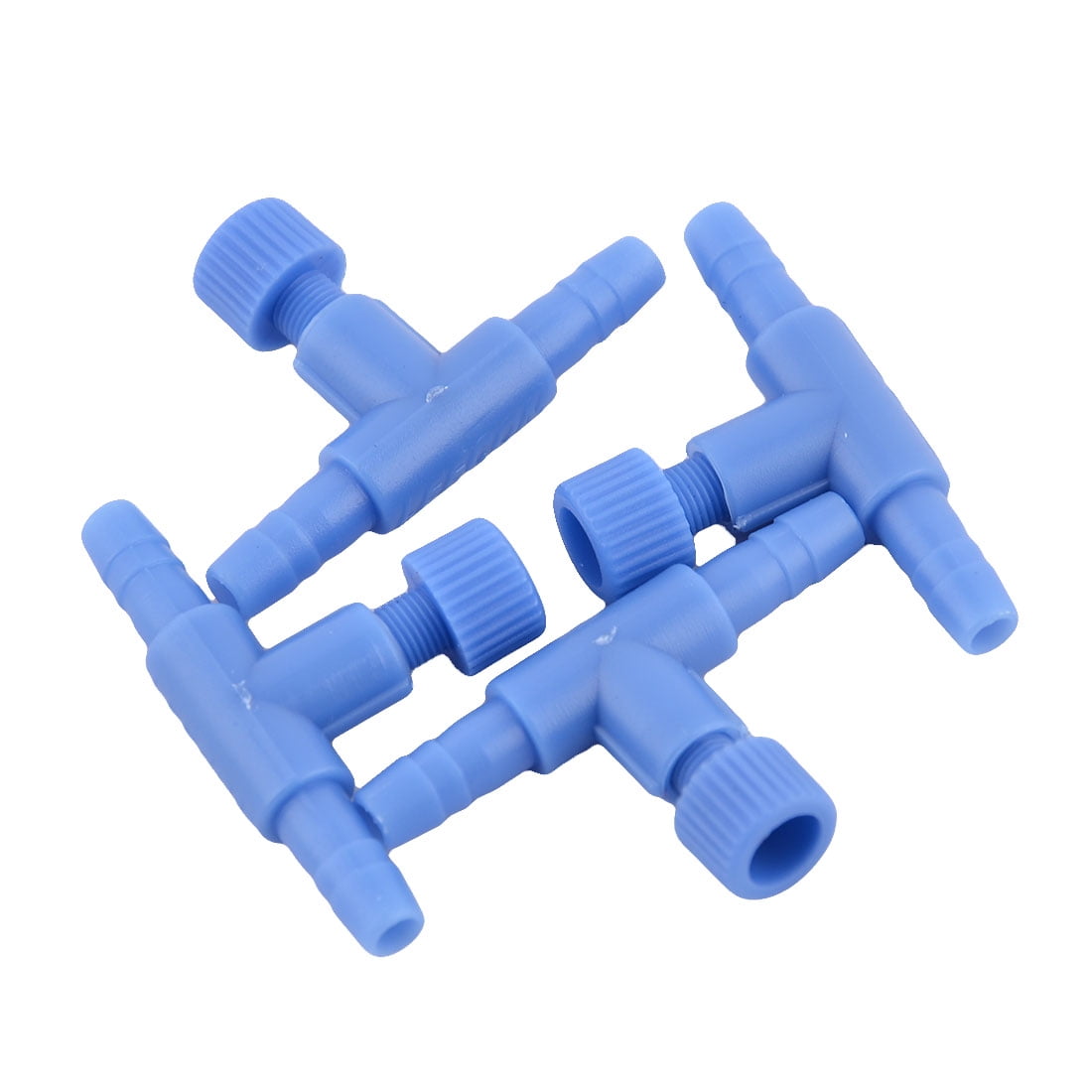 Unique Bargains Fish Tank Aquarium T Shaped Air Line Tubing Control ...