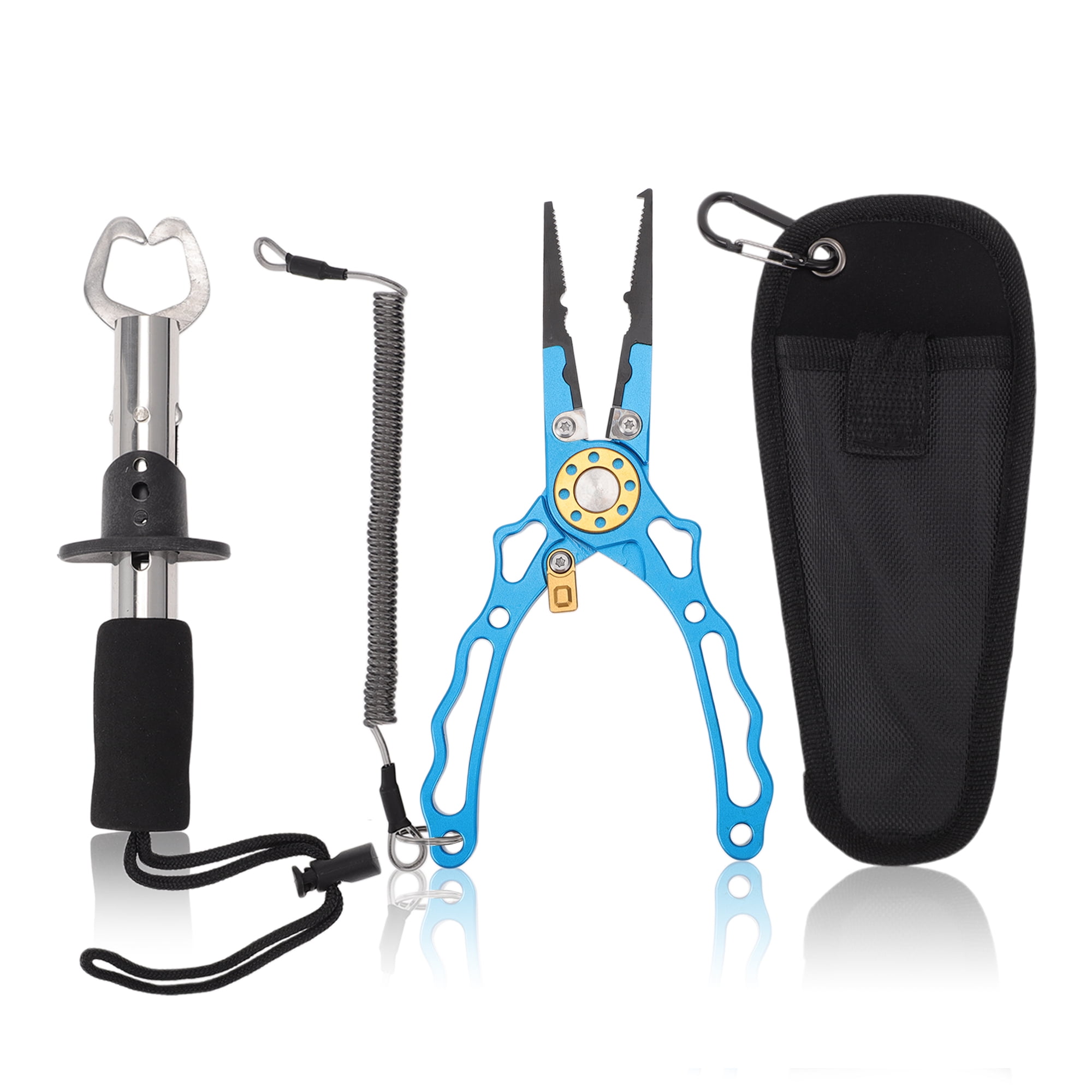 Unique Bargains Fishing Pliers Hook Remover with Safety Lock Fishing ...