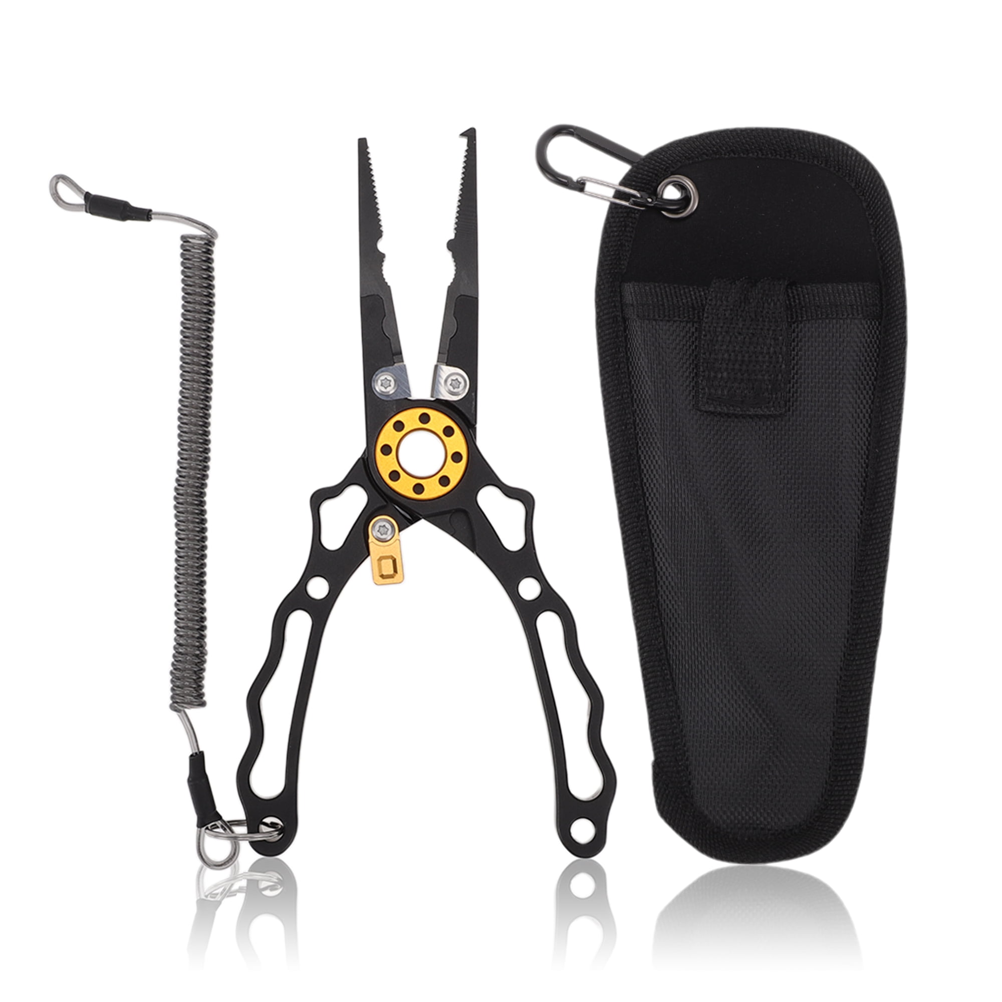 Unique Bargains Fishing Pliers Hook Remover with Safety Lock Fishing ...