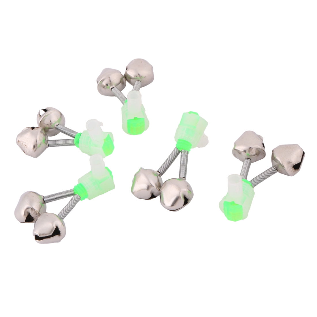 Unique Bargains Fishing Rod Tip Bell Bite Fishing Alarm w Twin Double ...