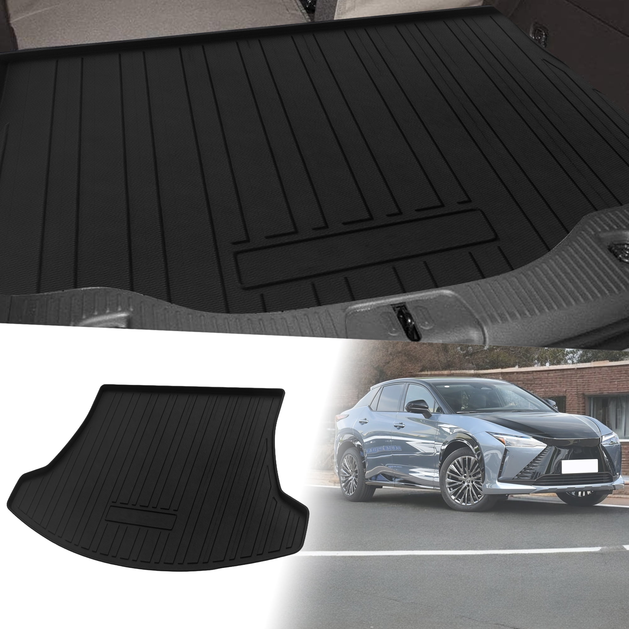 Unique Bargains Flat Face Cargo Liner Rear Trunk Mat Trunk Cargo ...