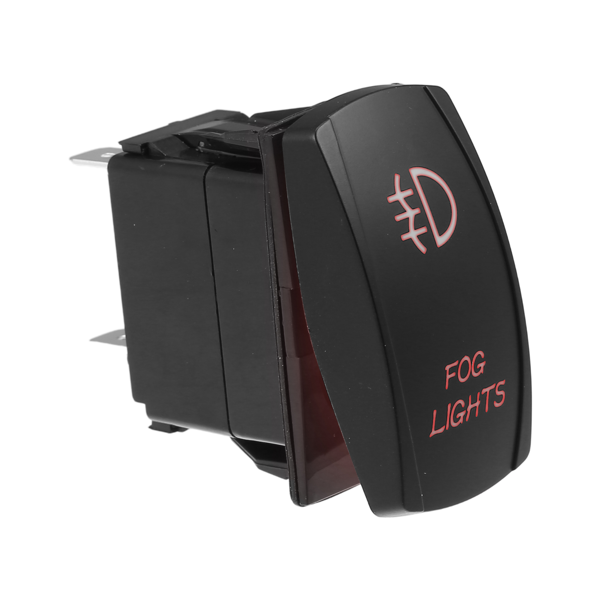 Unique Bargains Fog Lights 5 Pin Toggle Rocker SPST Switch Laser ON/OFF ...