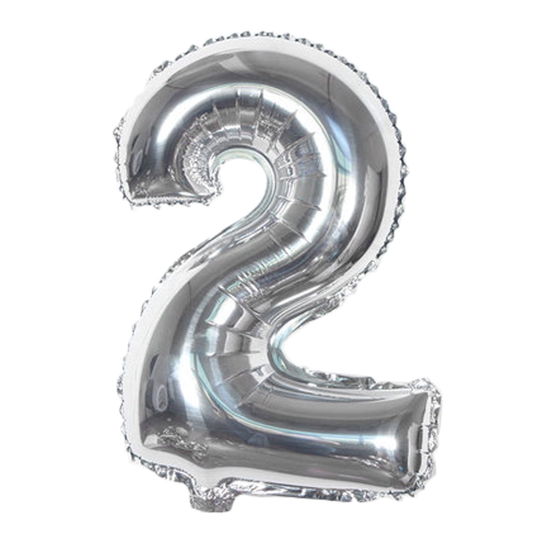 Unique Bargains Foil Number 2 Shape Helium Balloon Birthday Wedding ...