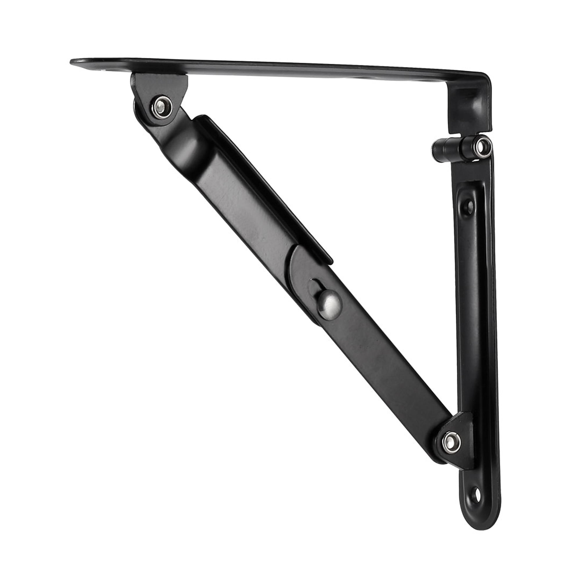 Unique Bargains Folding Bracket 6 inch for Table Desk Wall Mounted ...