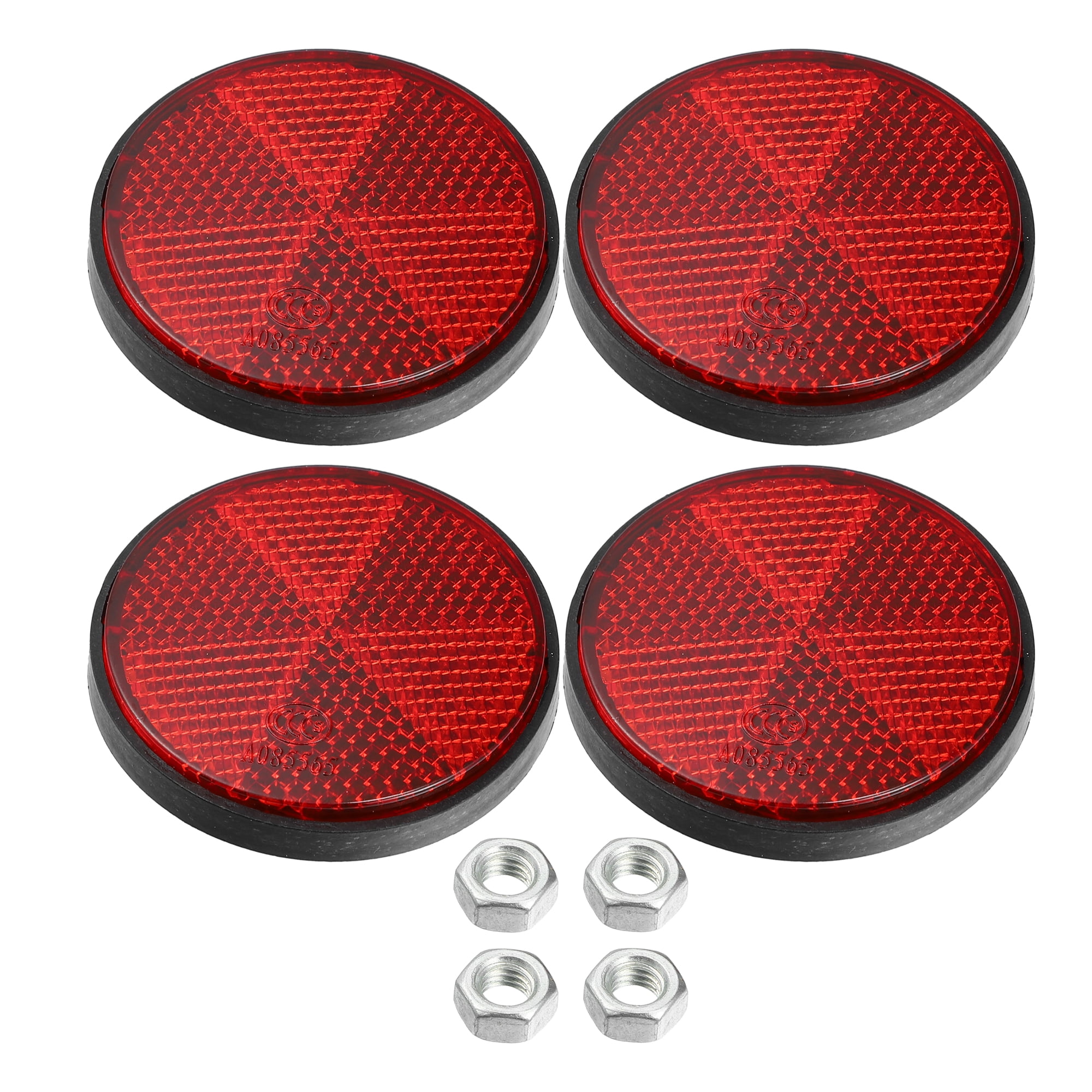 Unique Bargains Front Lower Fork Reflector Sticker Rear Saddlebag ...