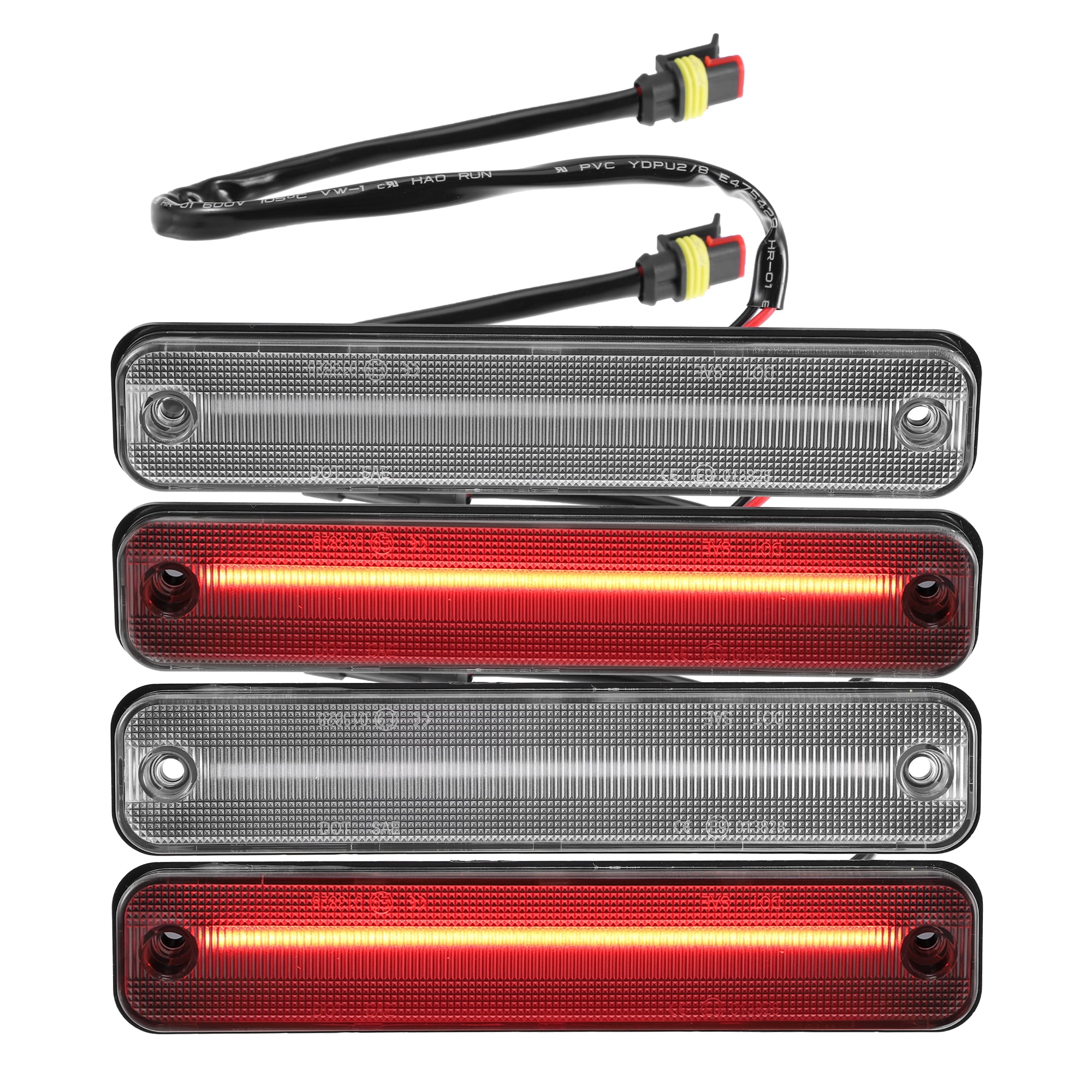 Unique Bargains Front Rear LED Side Marker Light 25952319 for Hummer H2 ...