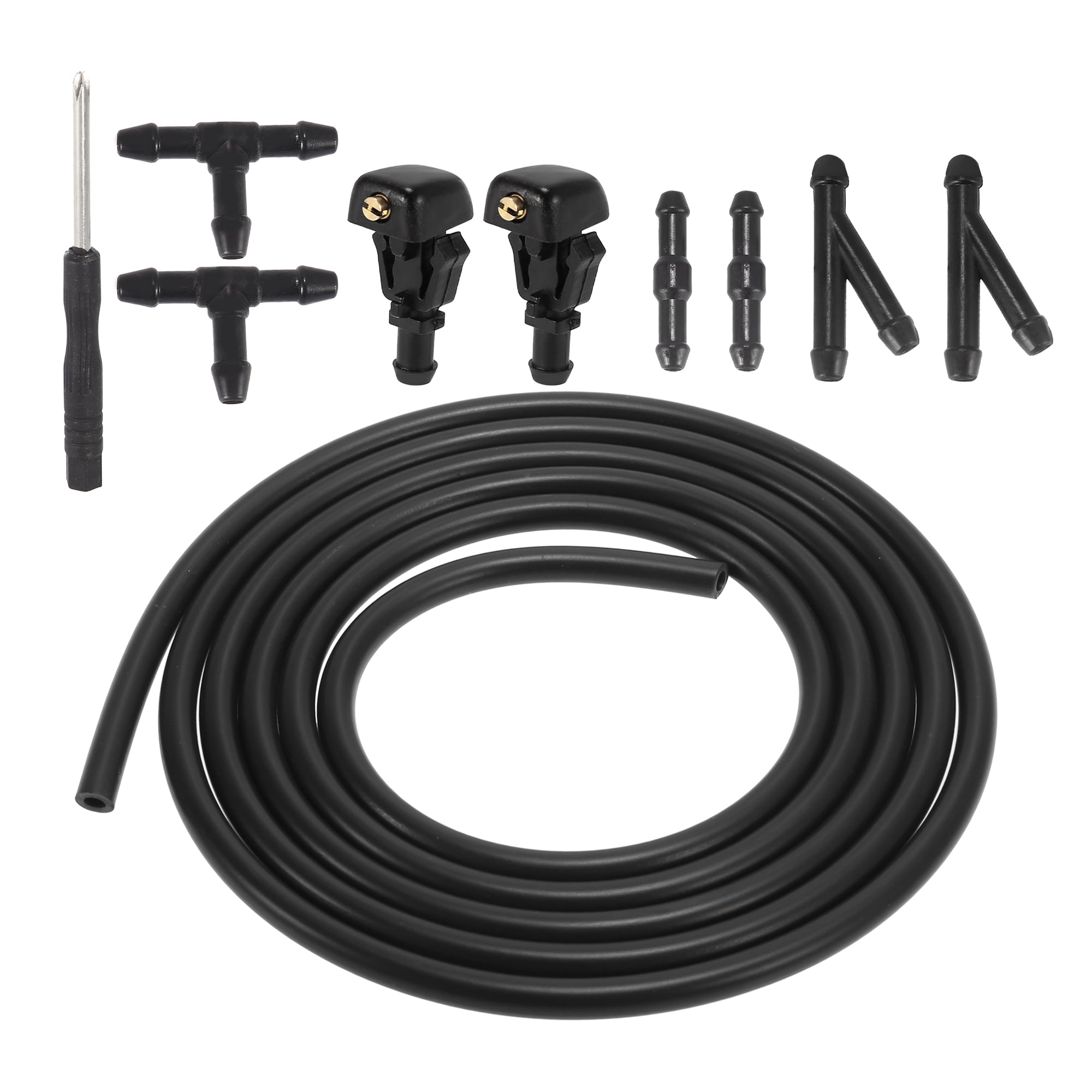 Unique Bargains Front Windshield Washer Nozzles Kit for Ford F-150 2.2 ...