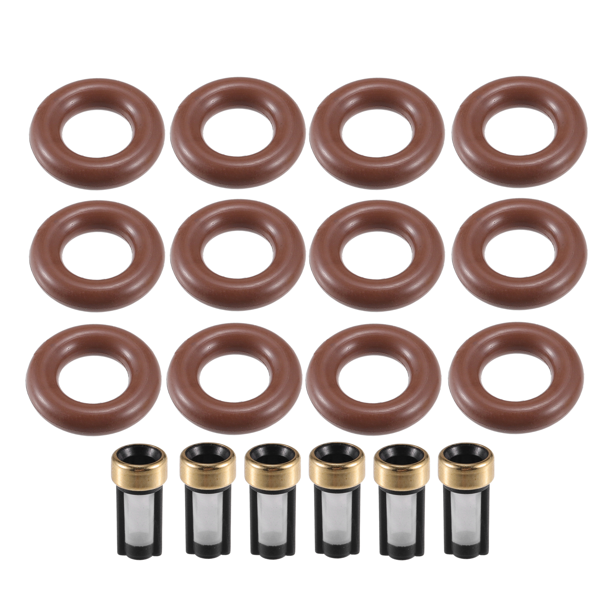 Unique Bargains Fuel Injector Seal O Ring Car O-Ring Rebuild Repair Kit ...