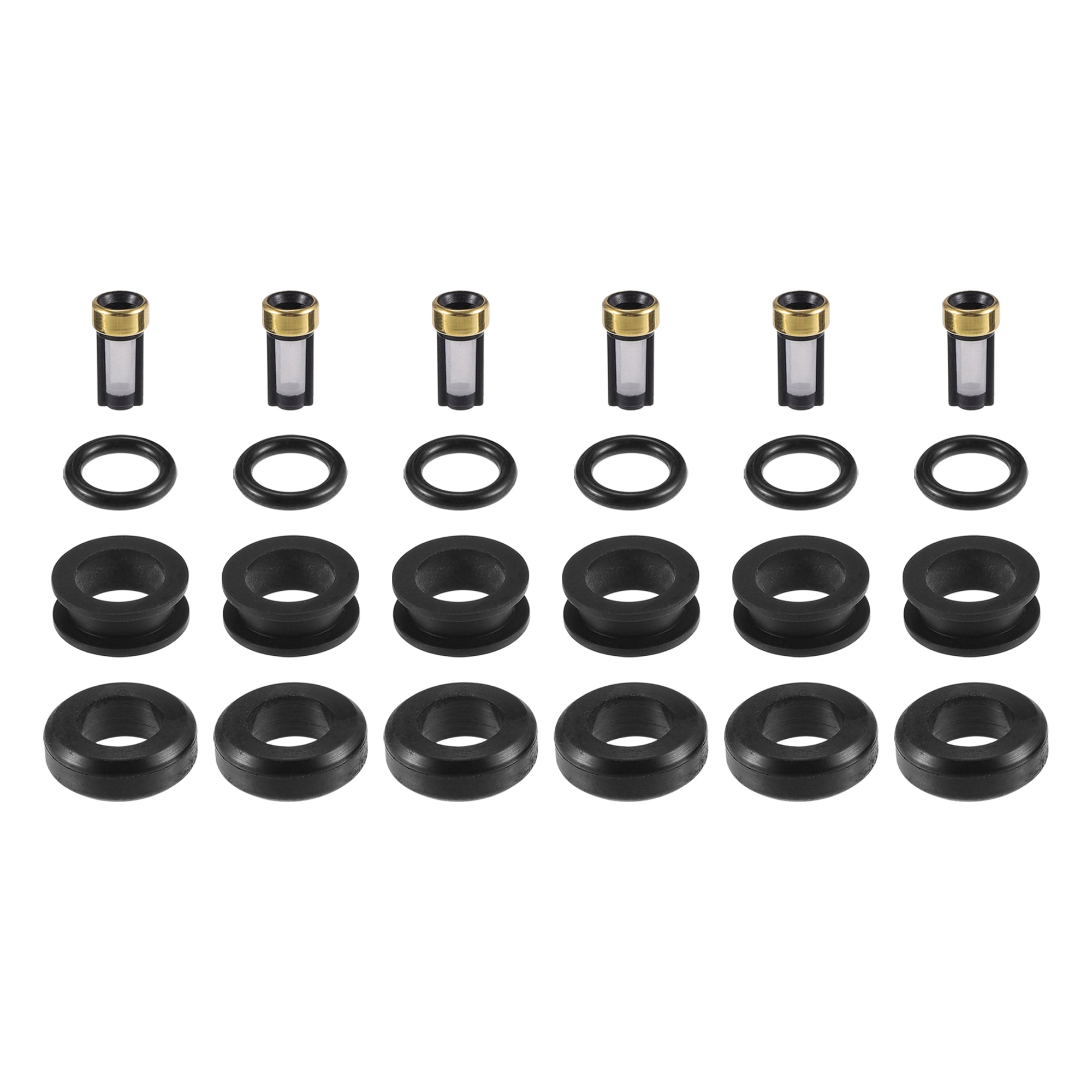 Unique Bargains Fuel Injector Seal O Ring Car O-Ring Rebuild Repair Kit ...