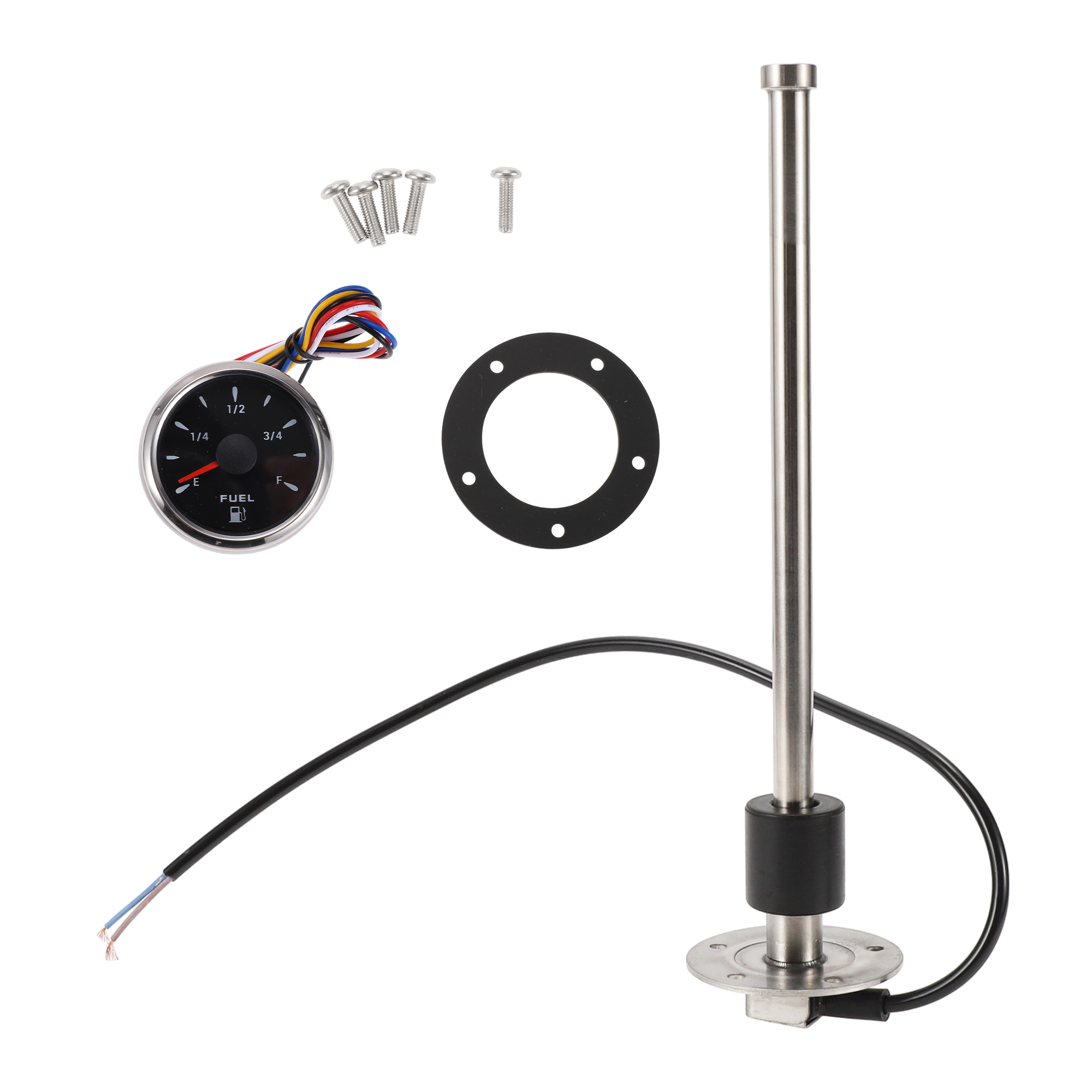 Unique Bargains Fuel Sending Unit and Gauge Kit 11.42" Length Boat Fuel ...
