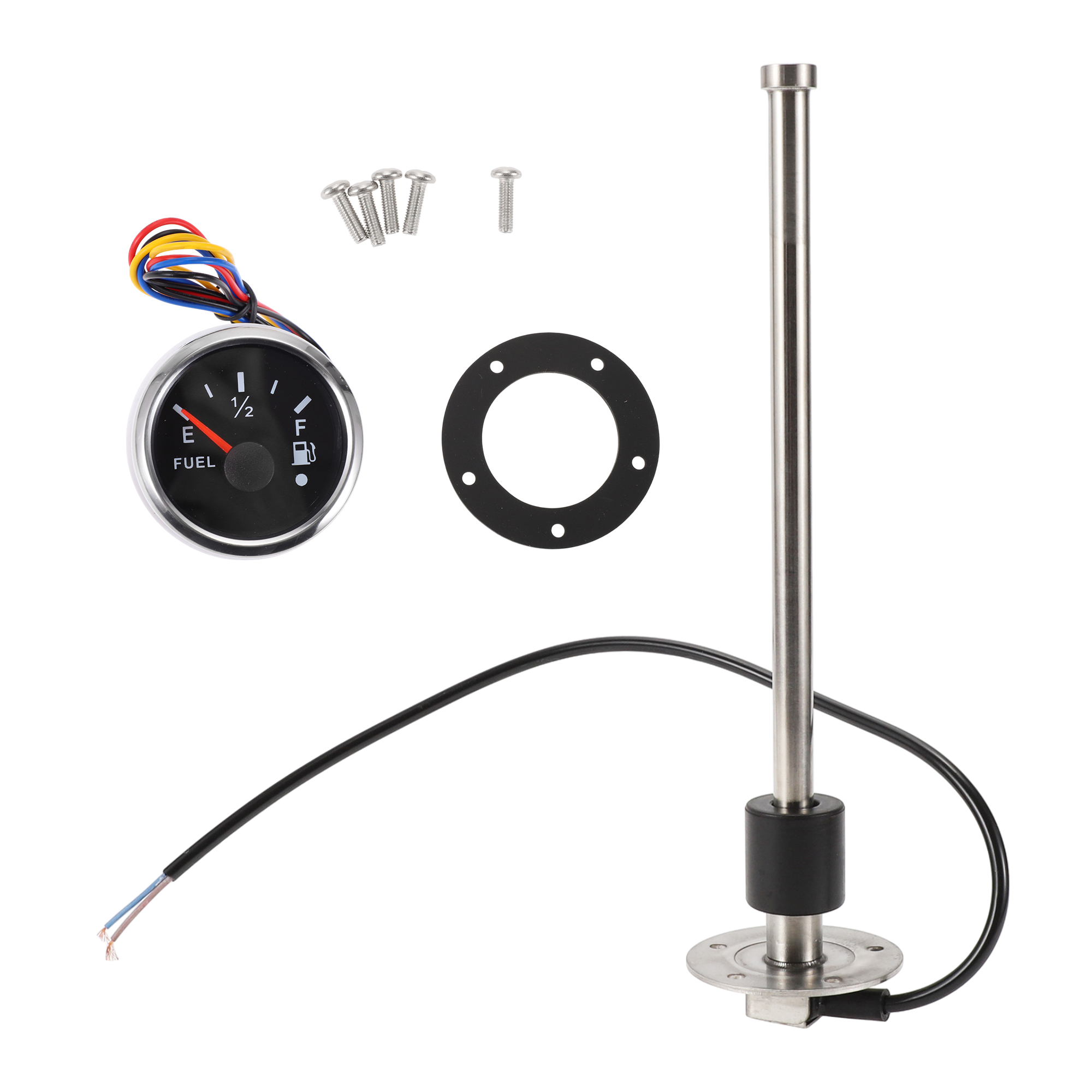 Unique Bargains Fuel Sending Unit and Gauge Kit 11.42" Length Boat Fuel ...