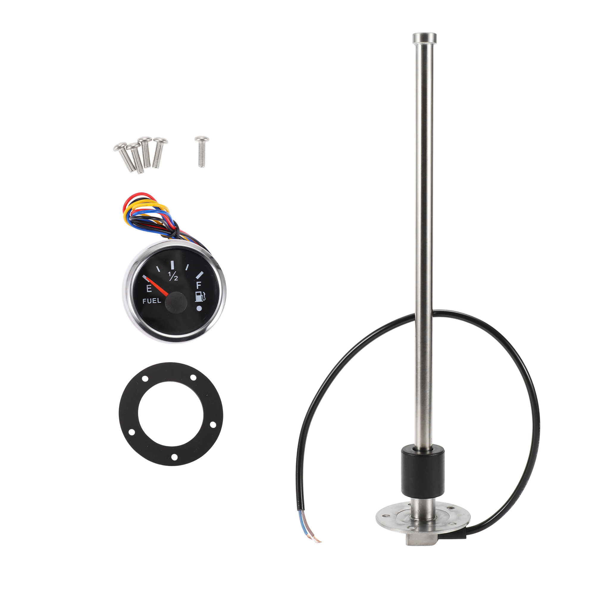 Unique Bargains Fuel Sending Unit and Gauge Kit 13.46" Length Boat Fuel ...