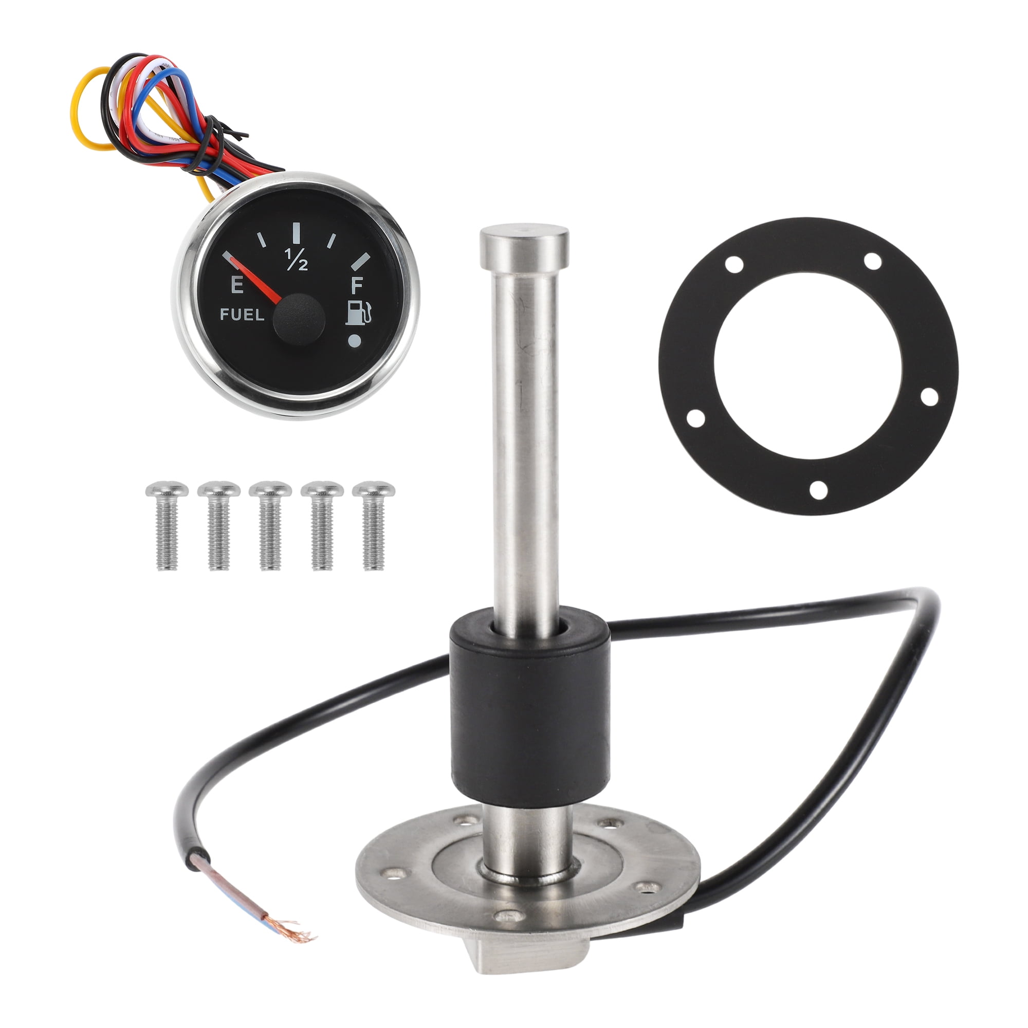 Unique Bargains Fuel Sending Unit and Gauge Kit 130mm Length Boat Fuel ...