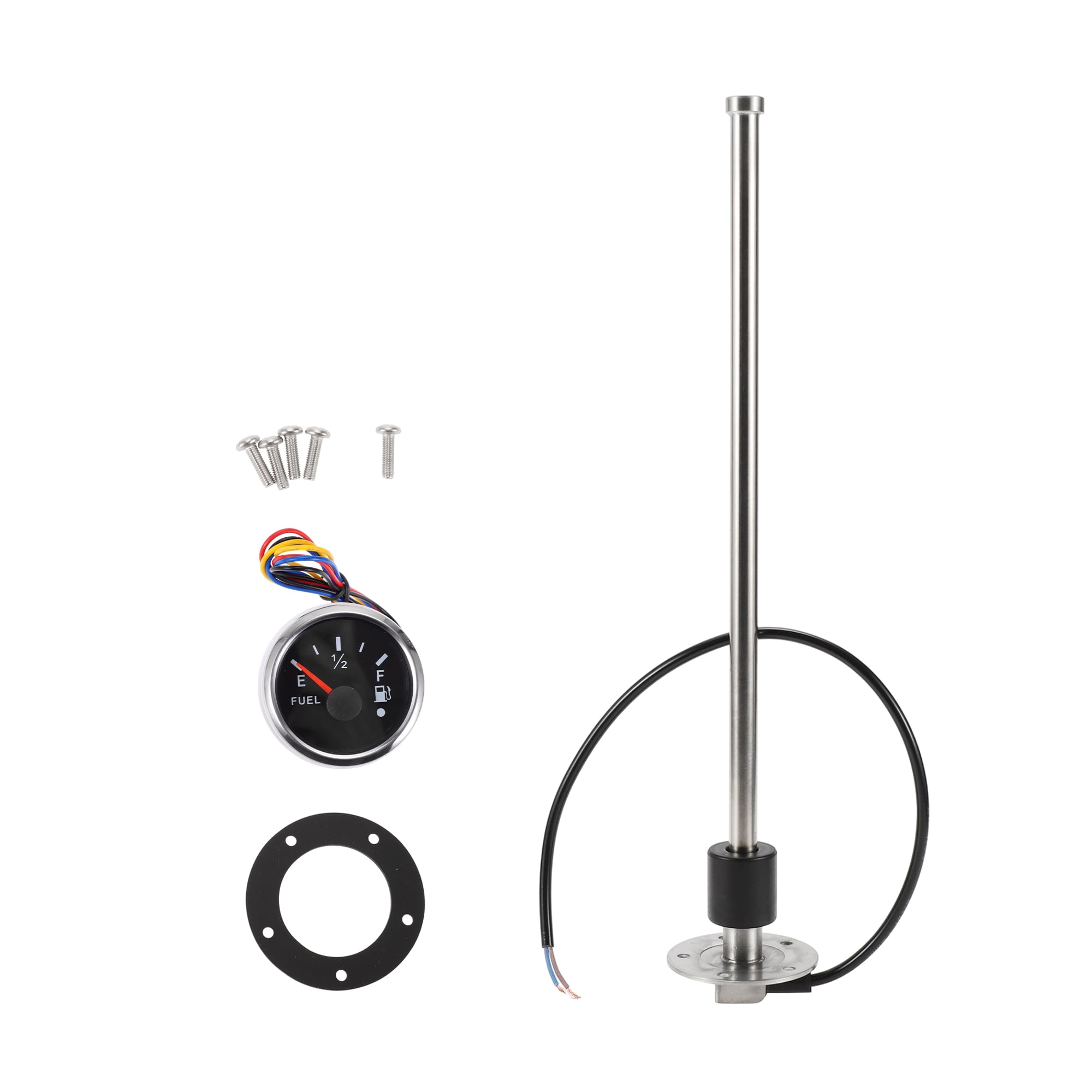 Unique Bargains Fuel Sending Unit and Gauge Kit 14.96" Length Boat Fuel ...